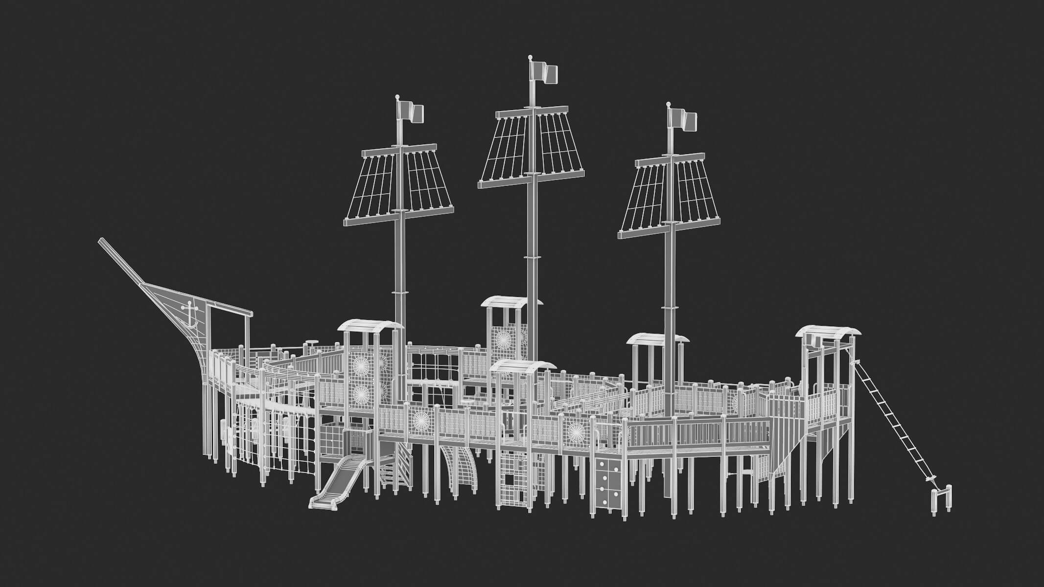 Lapsset Santa Maria - 3D Model by frezzy