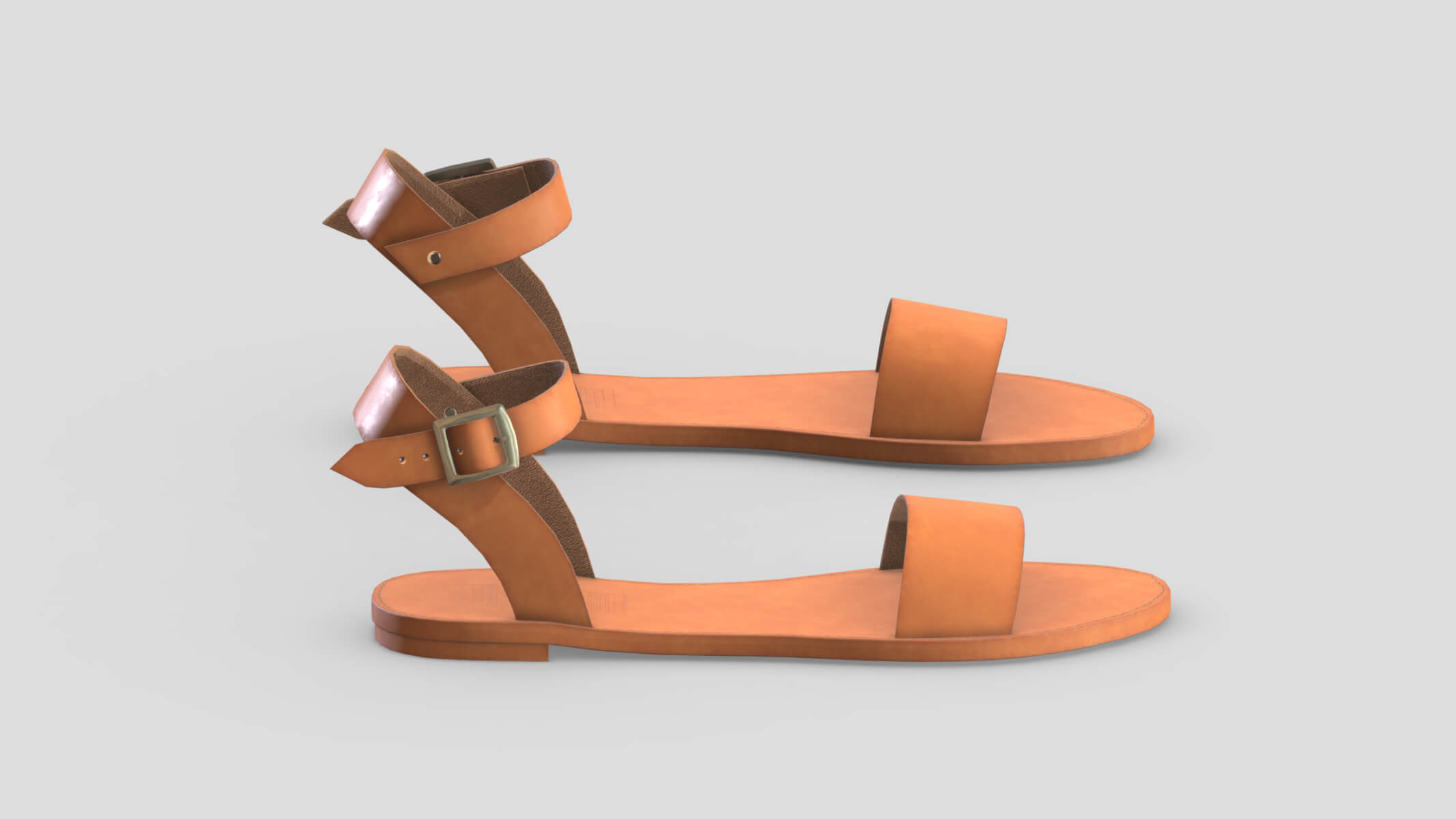 Leather Low Poly - 3D Model by frezzy