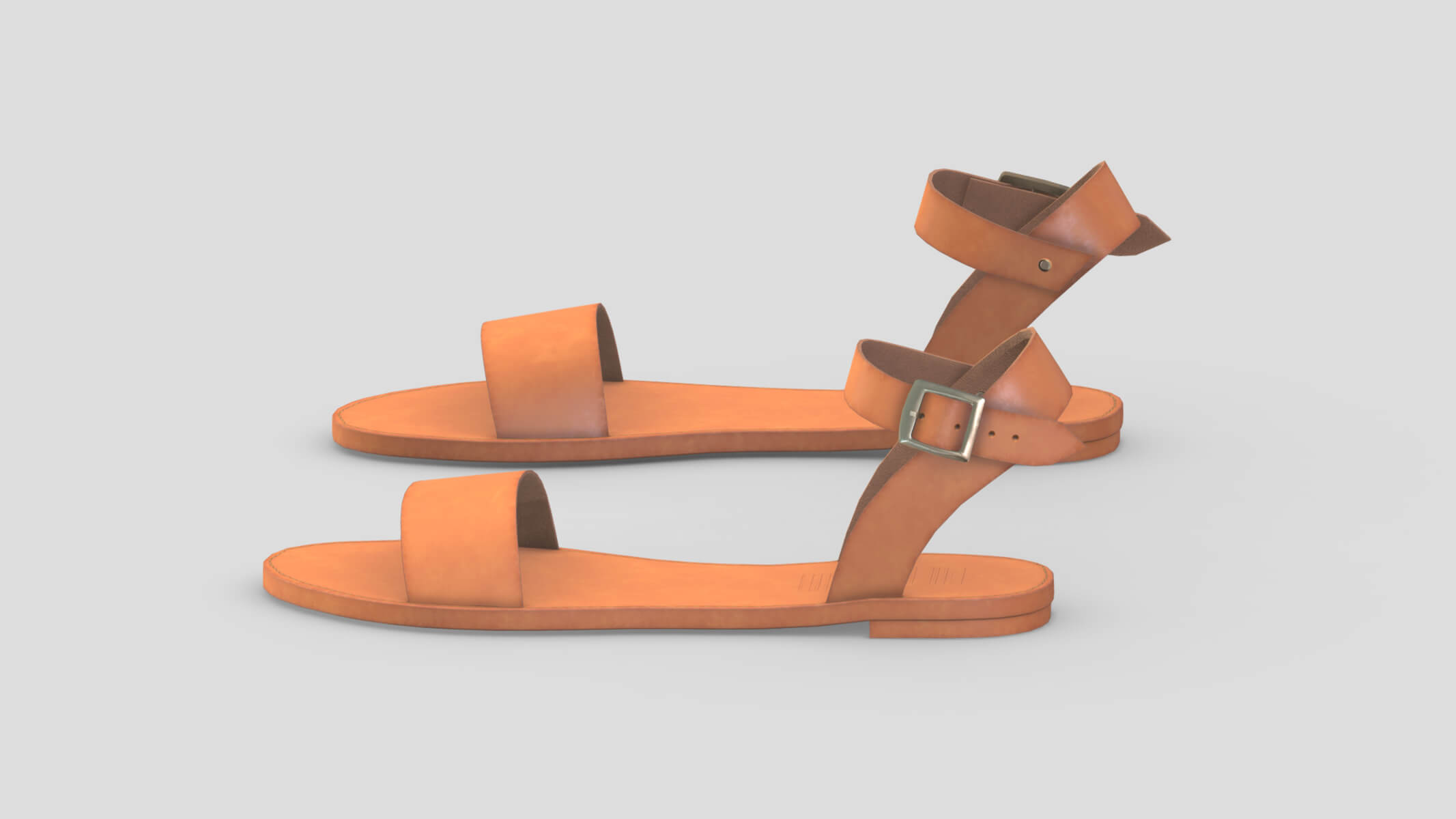 Leather Low Poly - 3D Model by frezzy