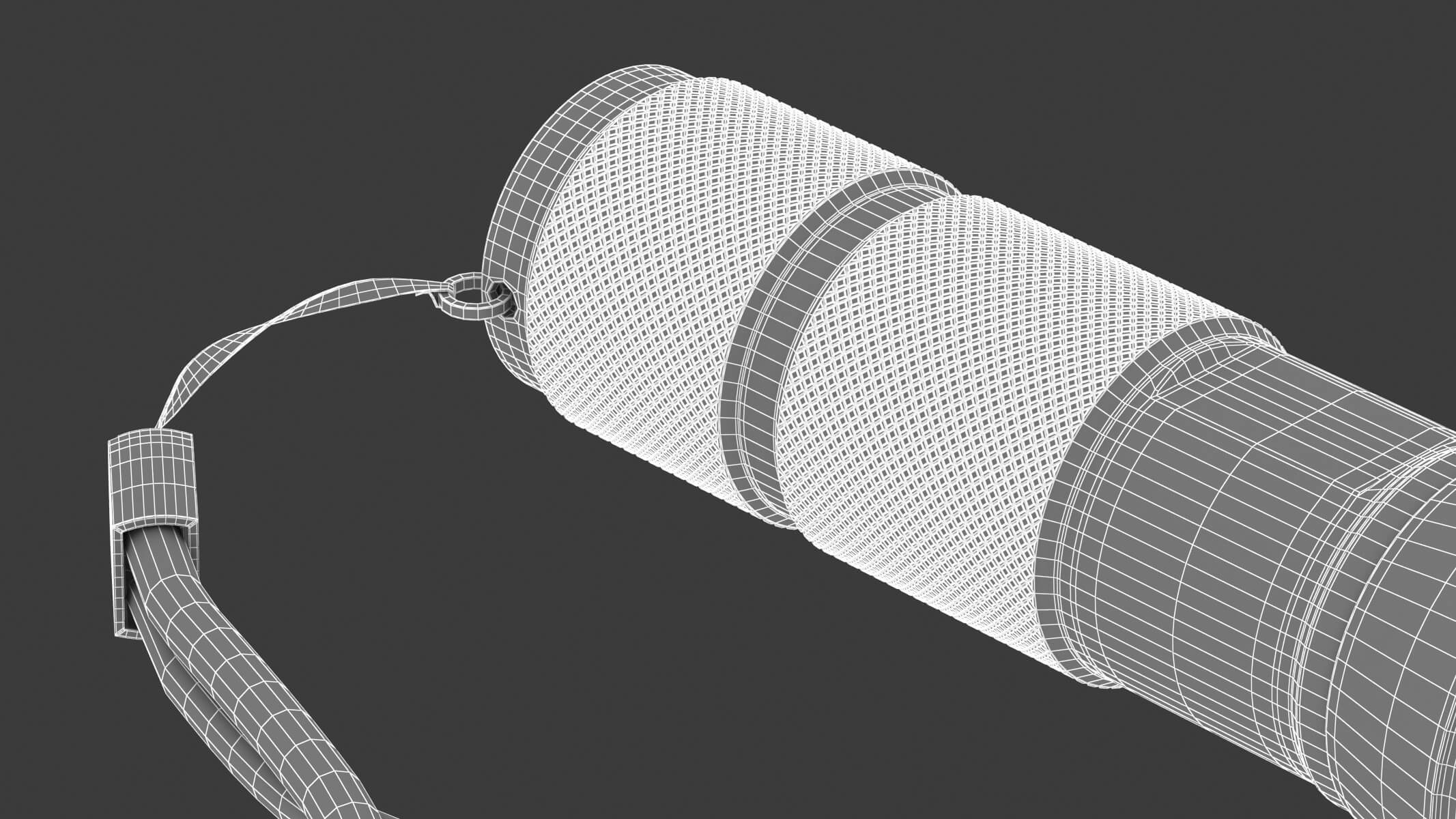 LED Tactical Flashlight - 3D Model by frezzy