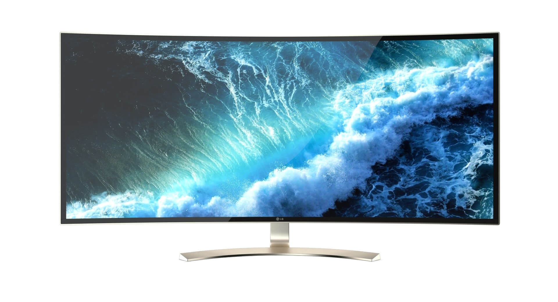 LG 38UC99-W UltraWide Curved Monitor 3D Model by frezzy