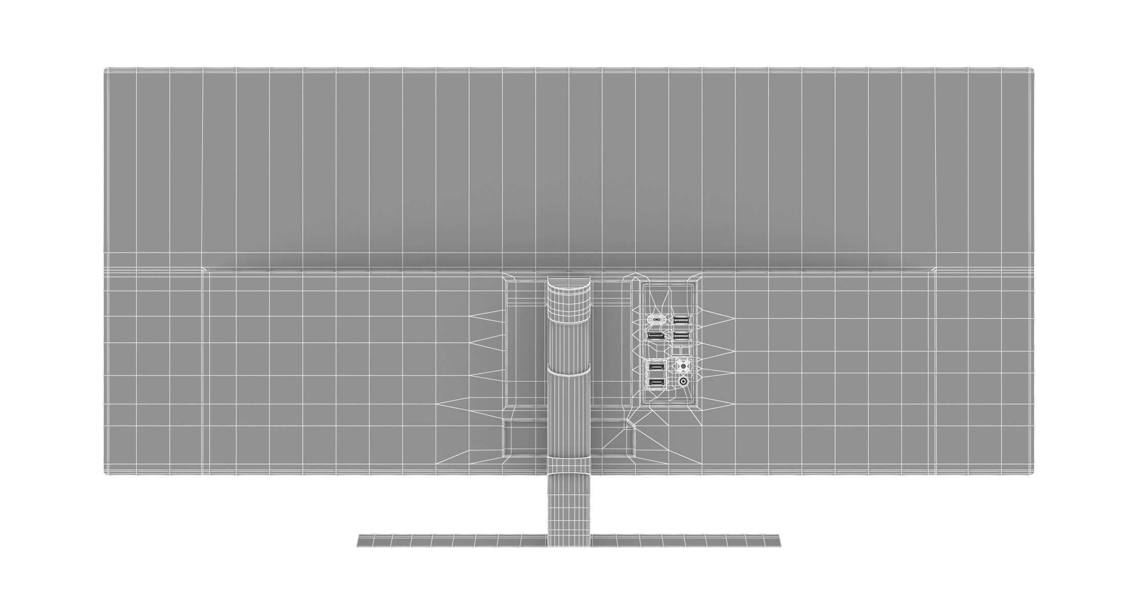 LG 38UC99-W UltraWide Curved Monitor 3D Model by frezzy