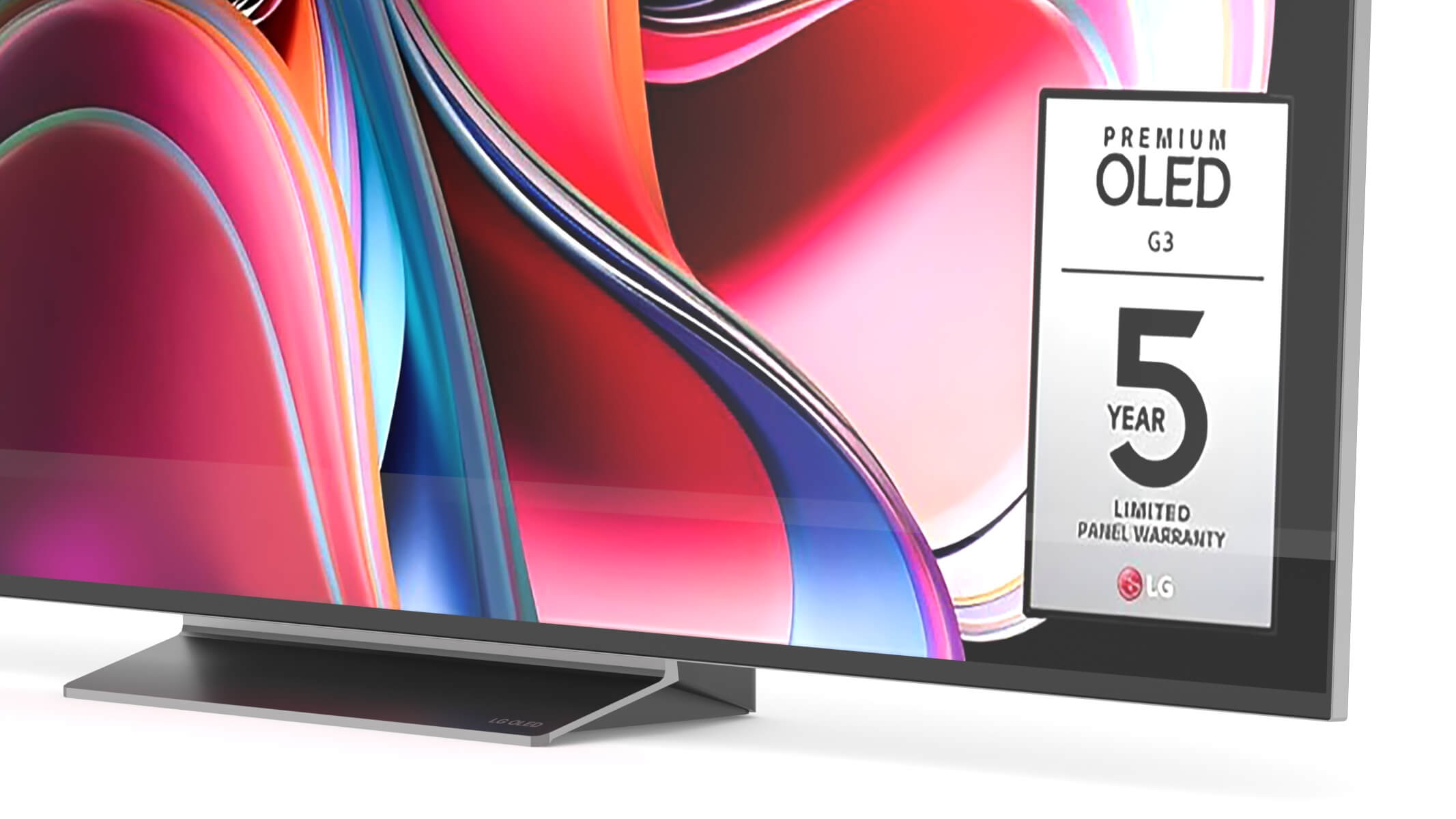 LG G3 83 Inch OLED Evo TV With Self Lit OLED Pixels - 3D Model by frezzy