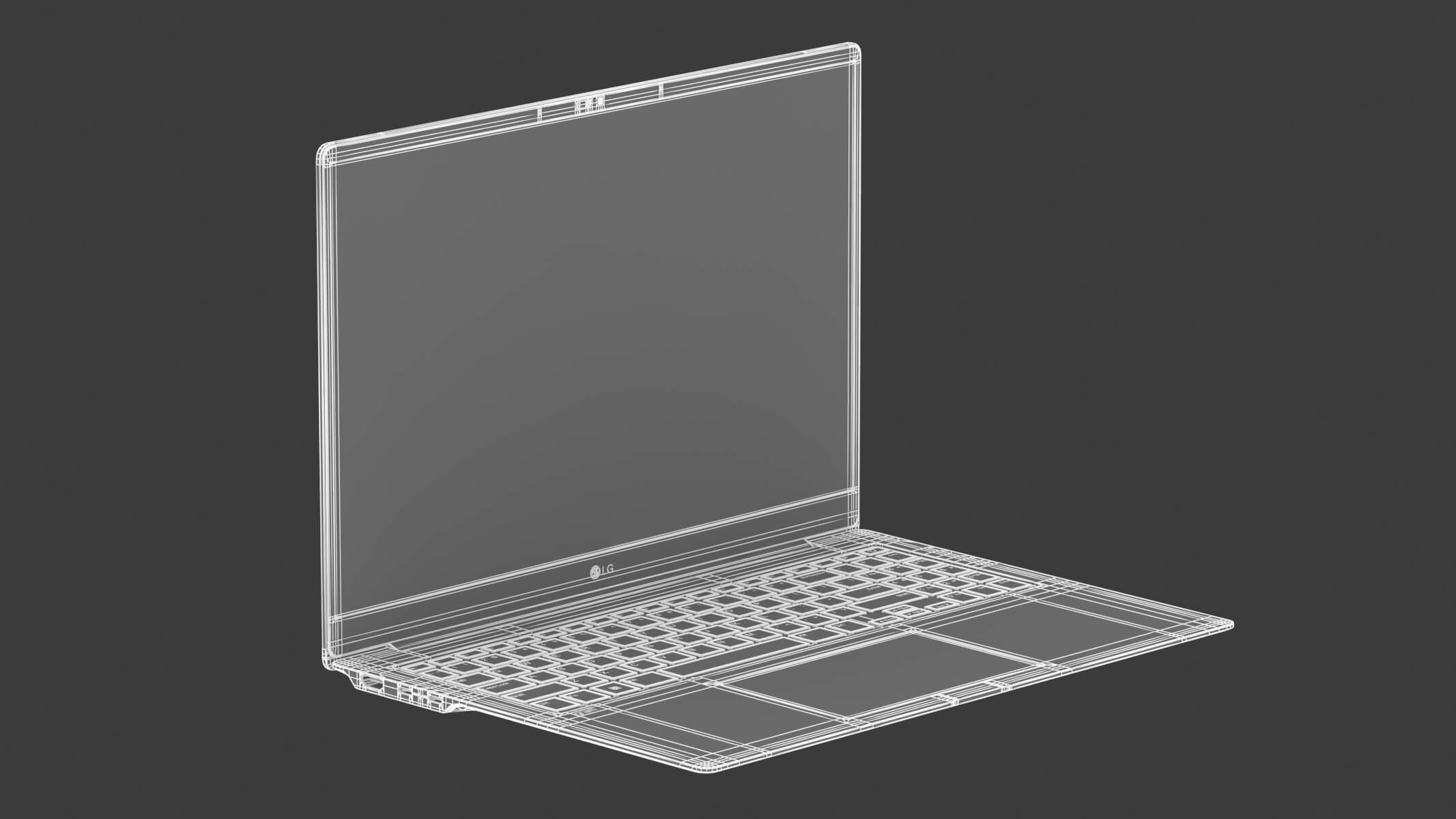 LG Gram Pro 16 - 3D Model by frezzy