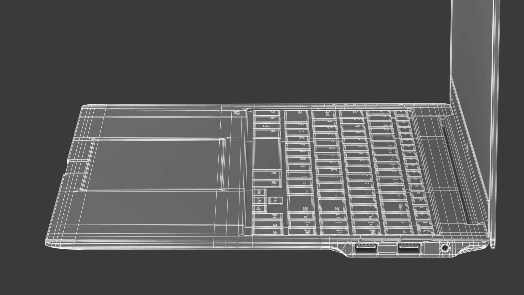 LG Gram Pro 16 - 3D Model by frezzy