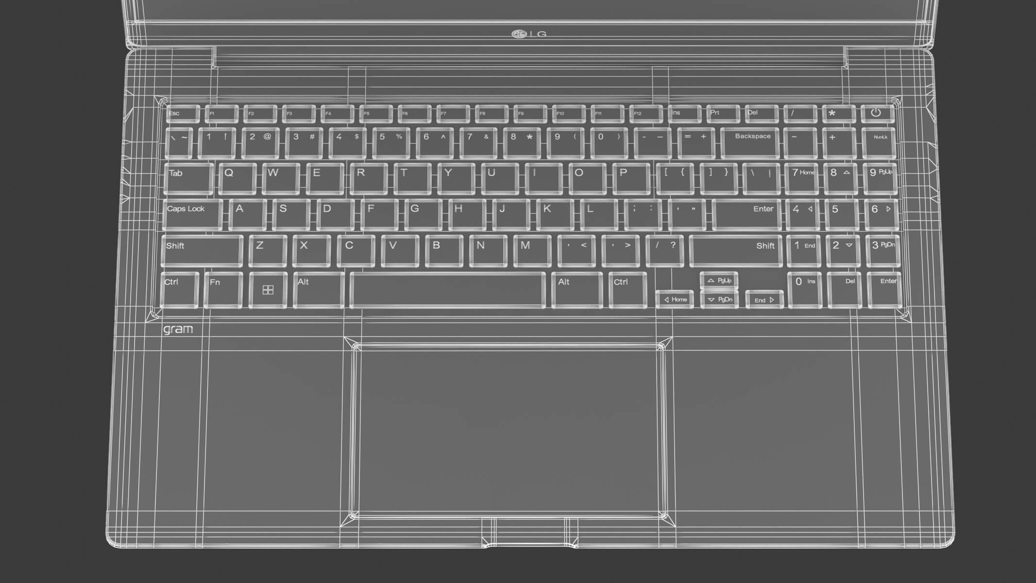 LG Gram Pro 16 - 3D Model by frezzy