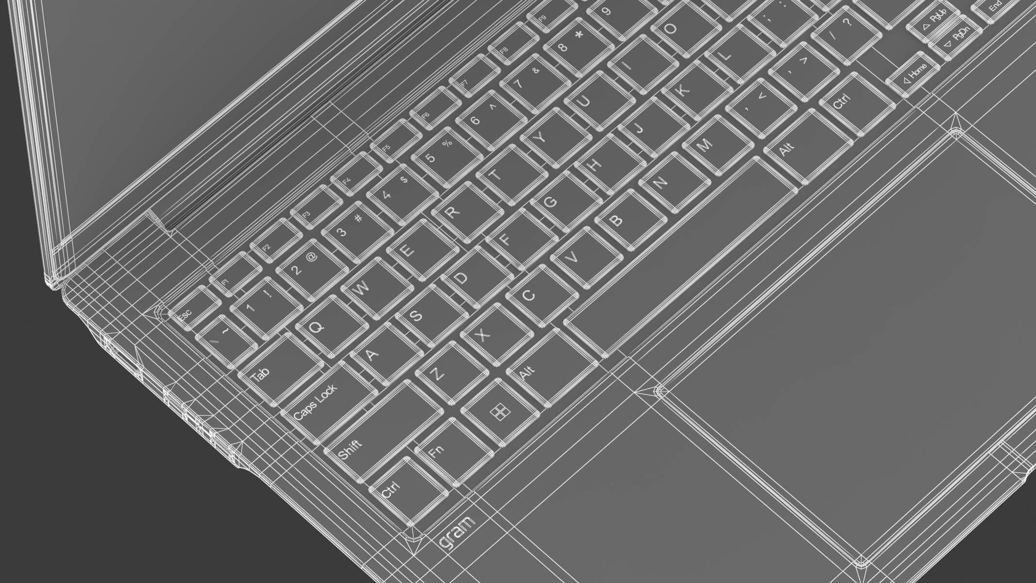 LG Gram Pro 16 - 3D Model by frezzy