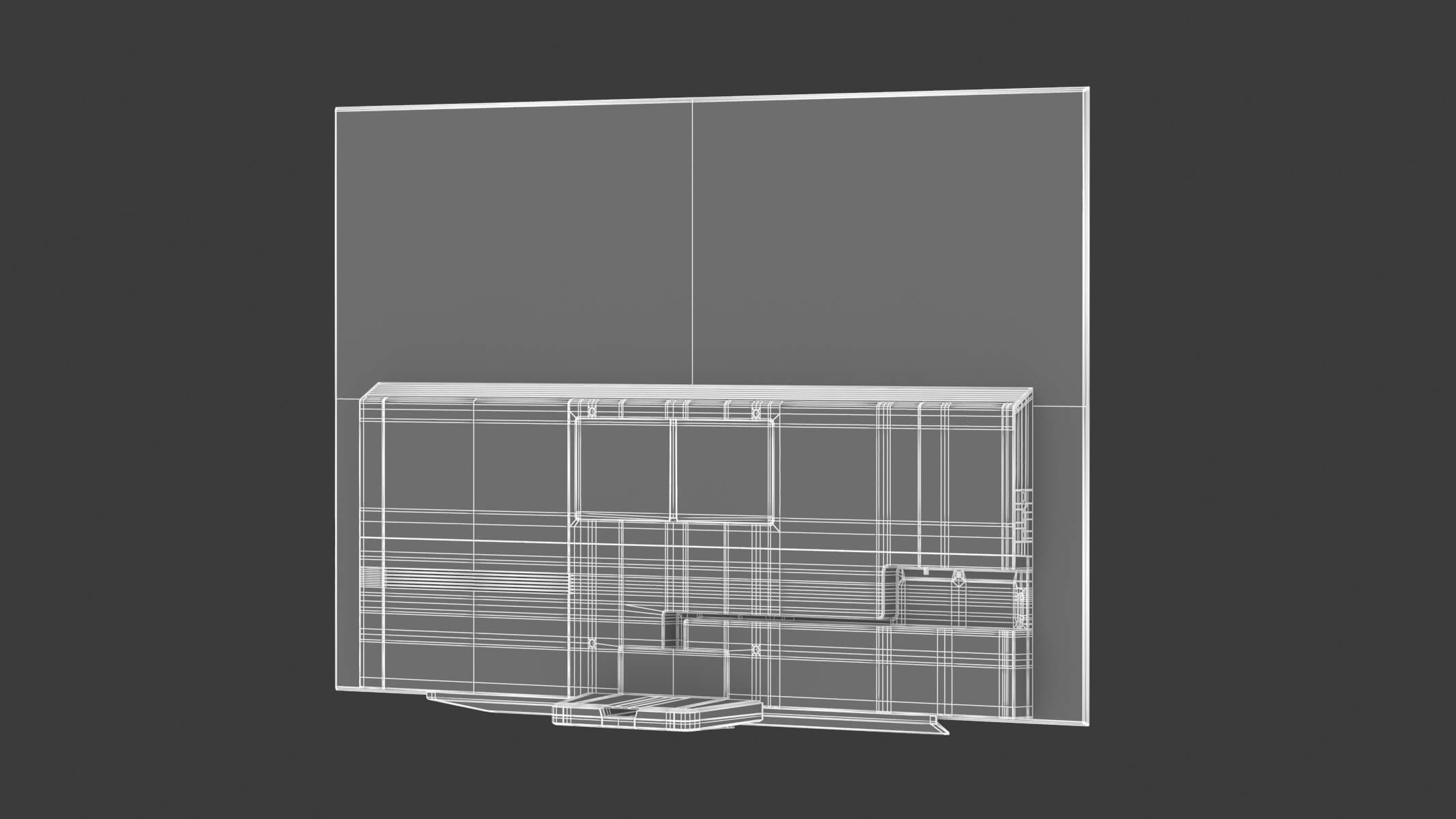 LG OLED Evo C3 83 Inch 4K Smart TV Self Lit OLED Pixels - 3D Model by ...