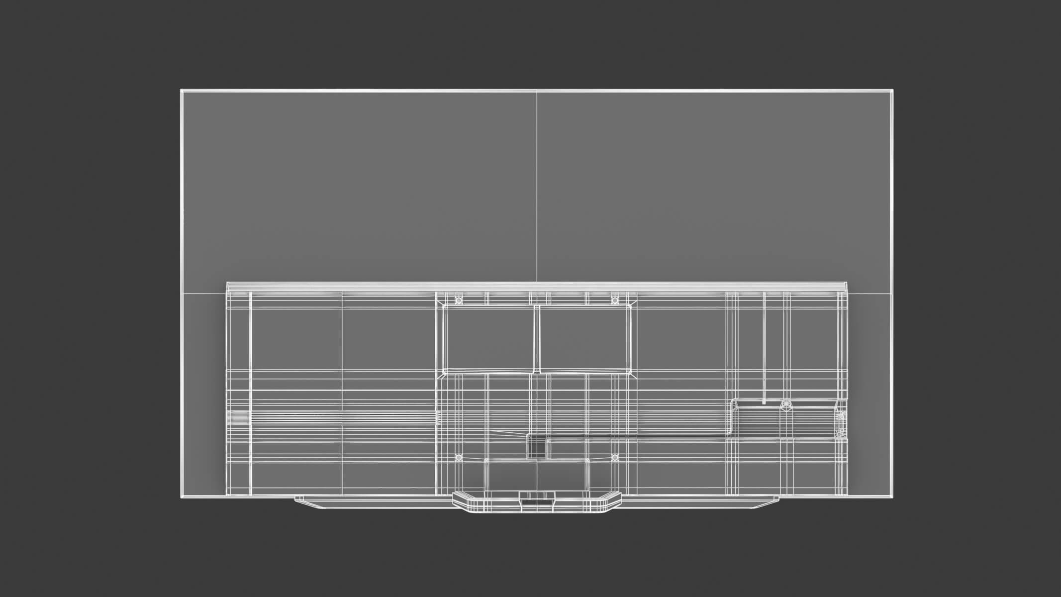 LG OLED Evo C3 83 Inch 4K Smart TV Self Lit OLED Pixels - 3D Model by ...