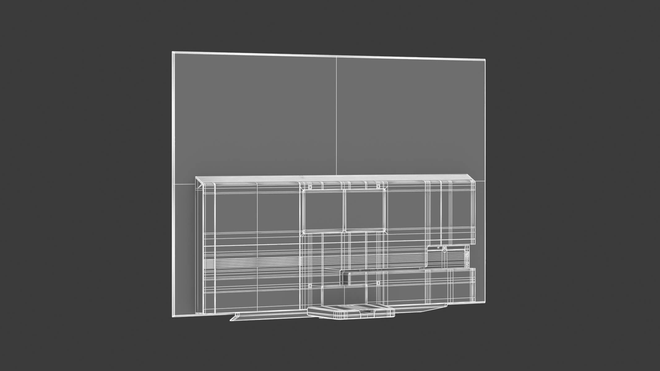 LG OLED Evo C3 83 Inch 4K Smart TV Self Lit OLED Pixels - 3D Model by ...