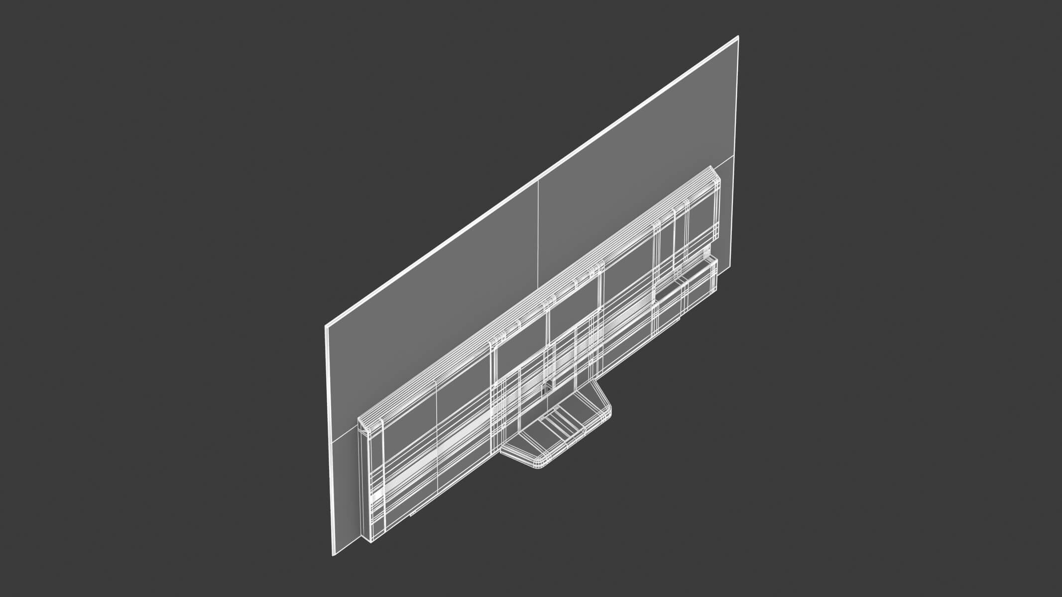 LG OLED Evo C3 83 Inch 4K Smart TV Self Lit OLED Pixels - 3D Model by ...