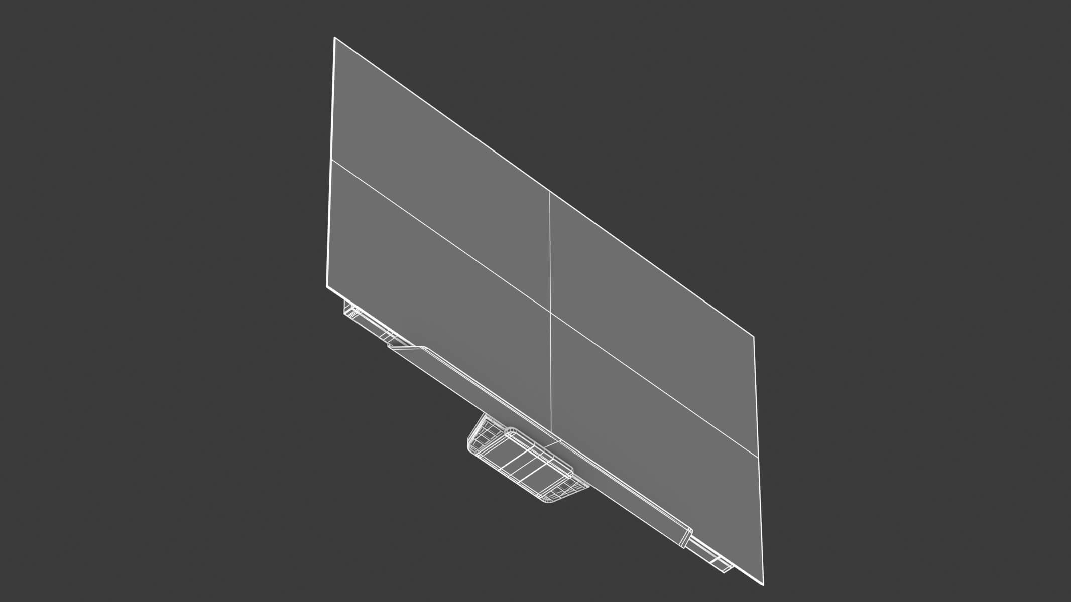 LG OLED Evo C3 83 Inch 4K Smart TV Self Lit OLED Pixels - 3D Model by ...