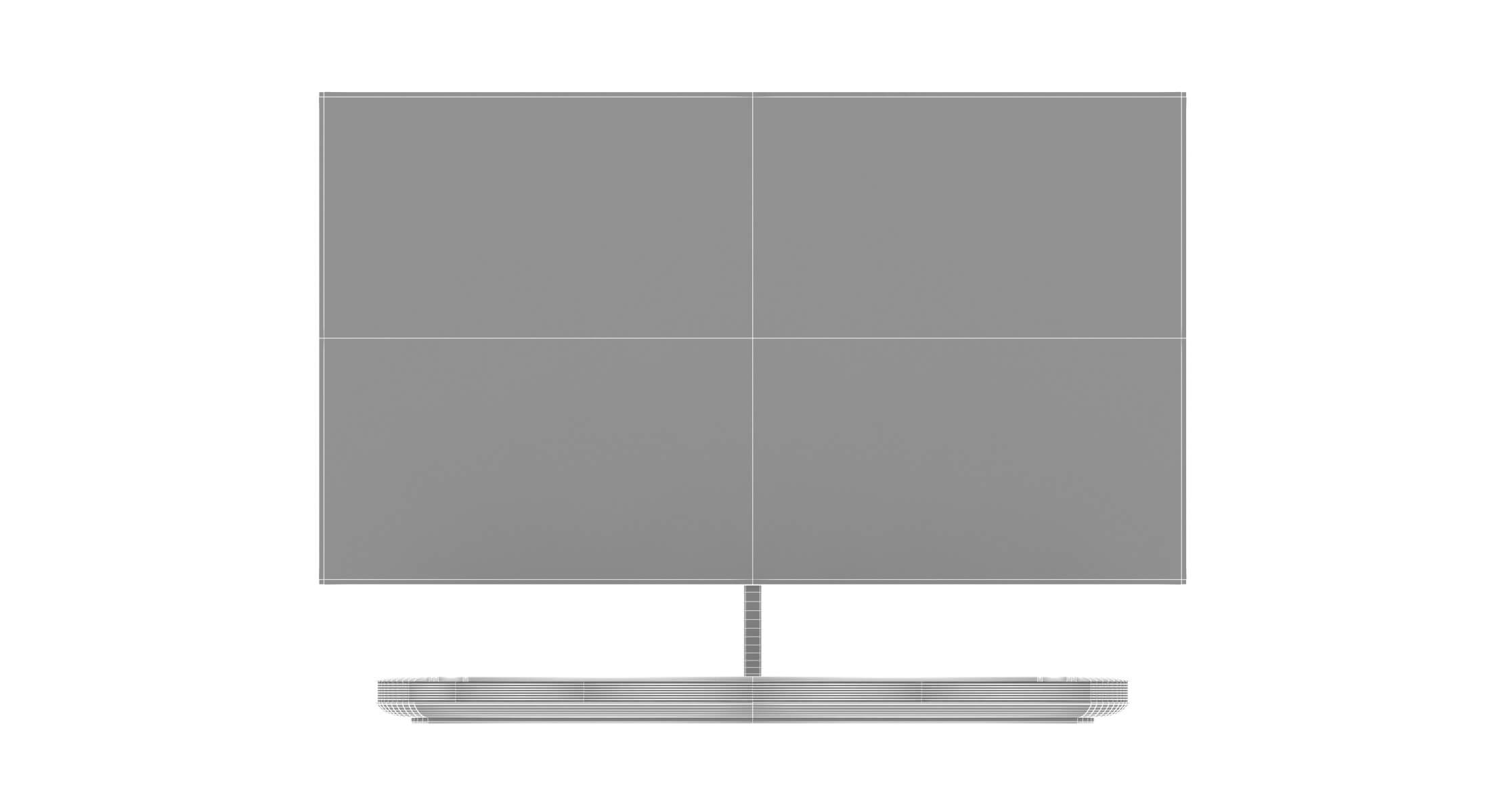 LG Signature OLED W OLED65W7P TV 65 Inch - 3D Model by frezzy