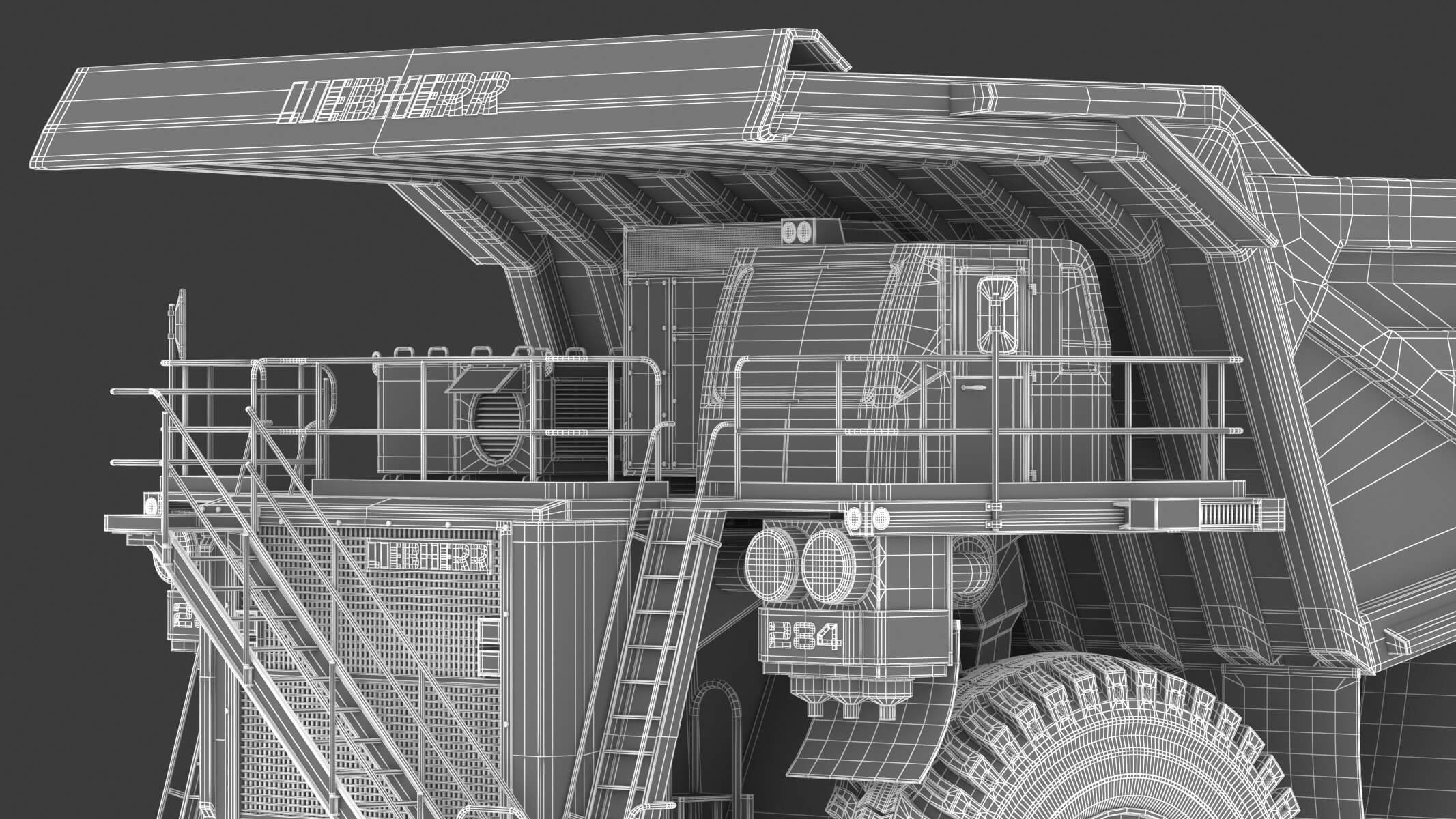 Liebherr T284 - 3D Model by frezzy
