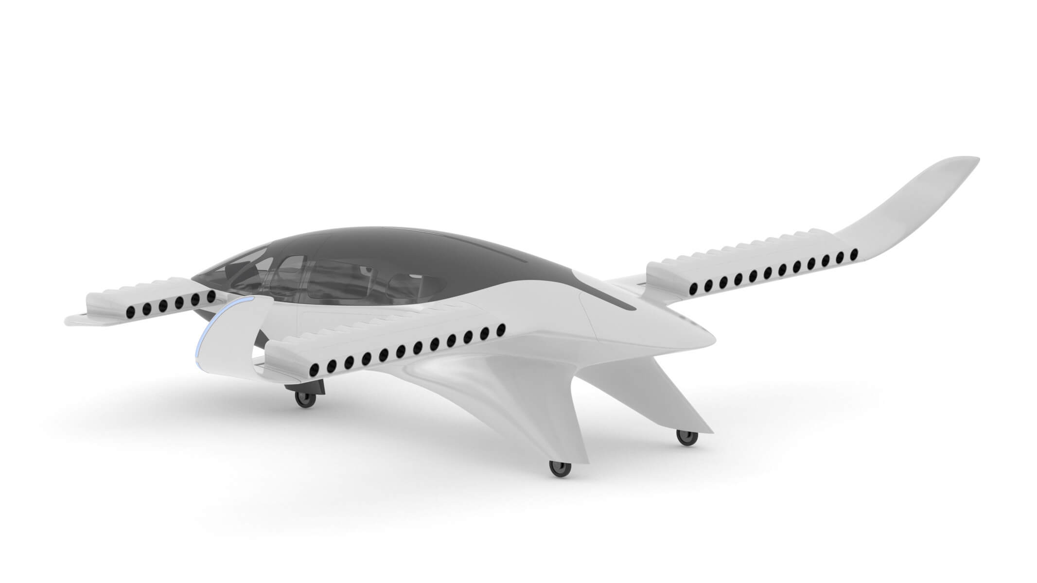 Lilium Jet Flying Taxi - 3D Model by frezzy