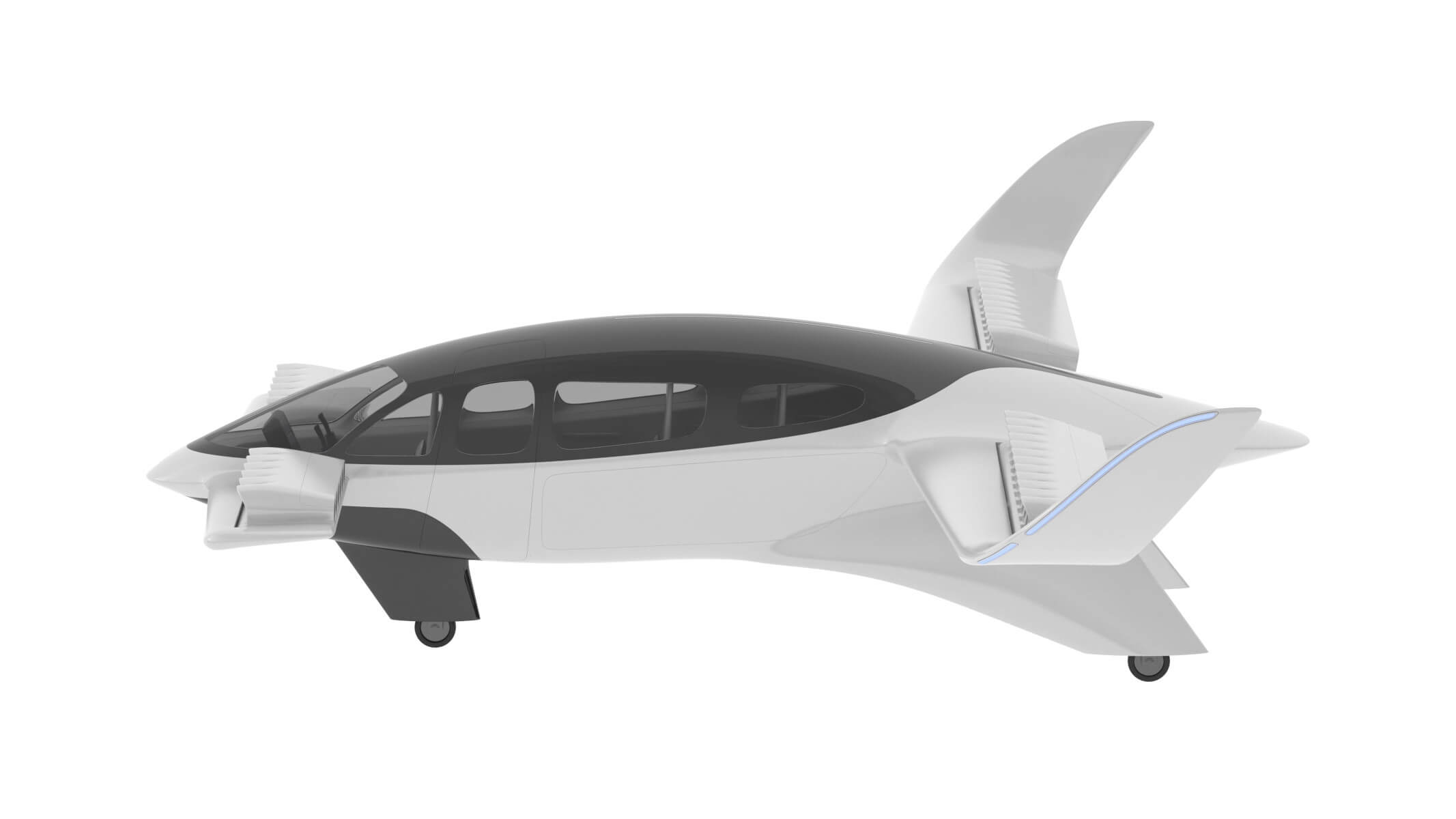 Lilium Jet Flying Taxi - 3D Model by frezzy