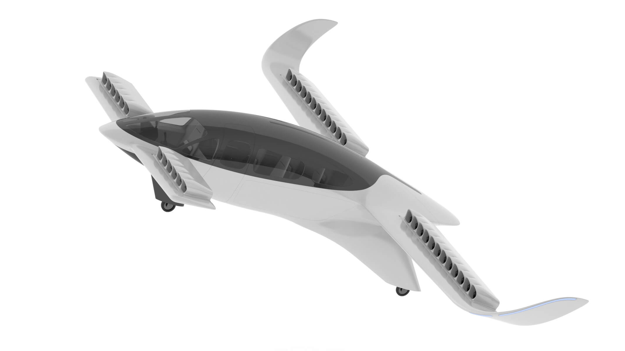 Lilium Jet Flying Taxi - 3D Model by frezzy