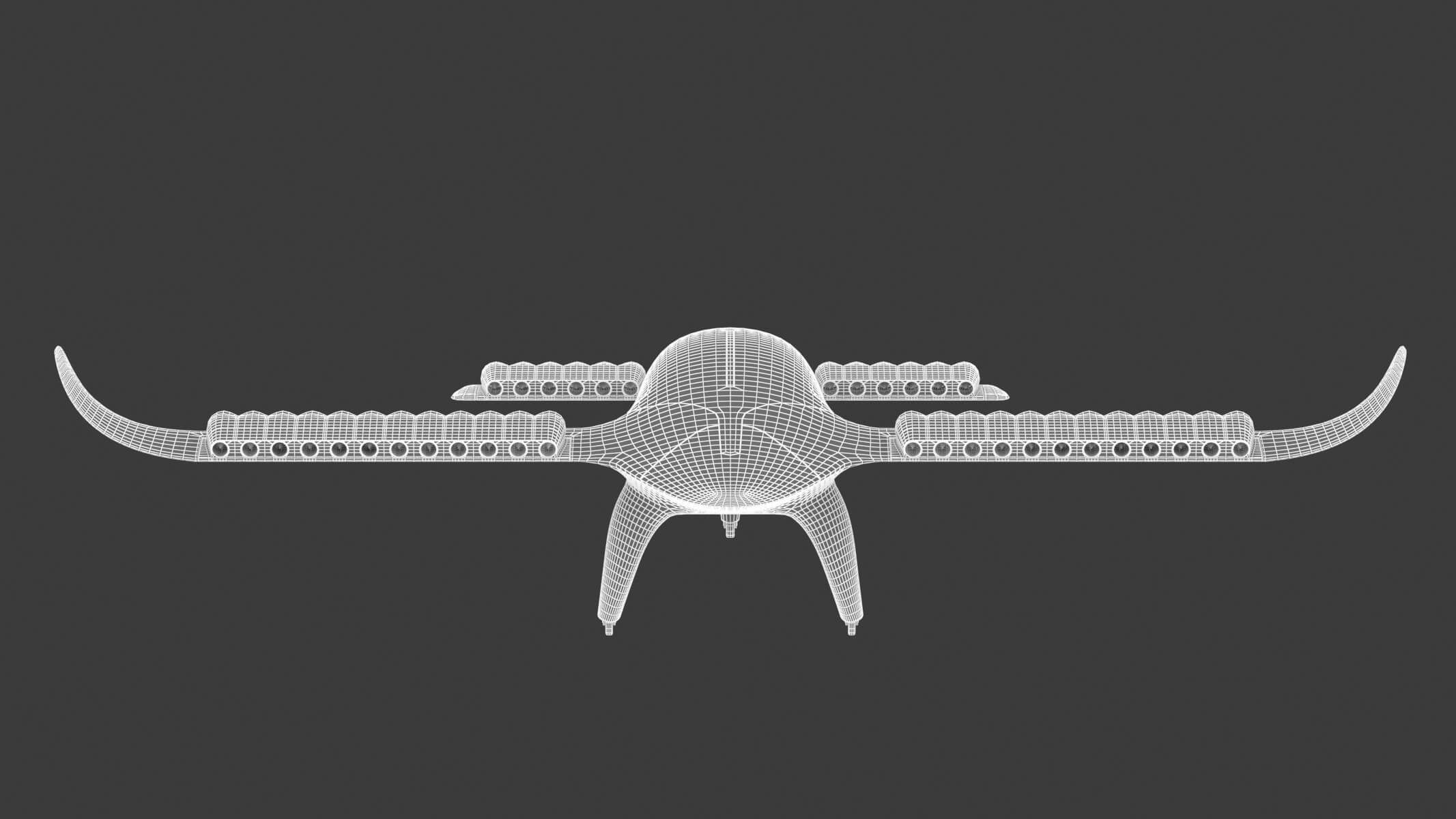 Lilium Jet Flying Taxi - 3D Model by frezzy