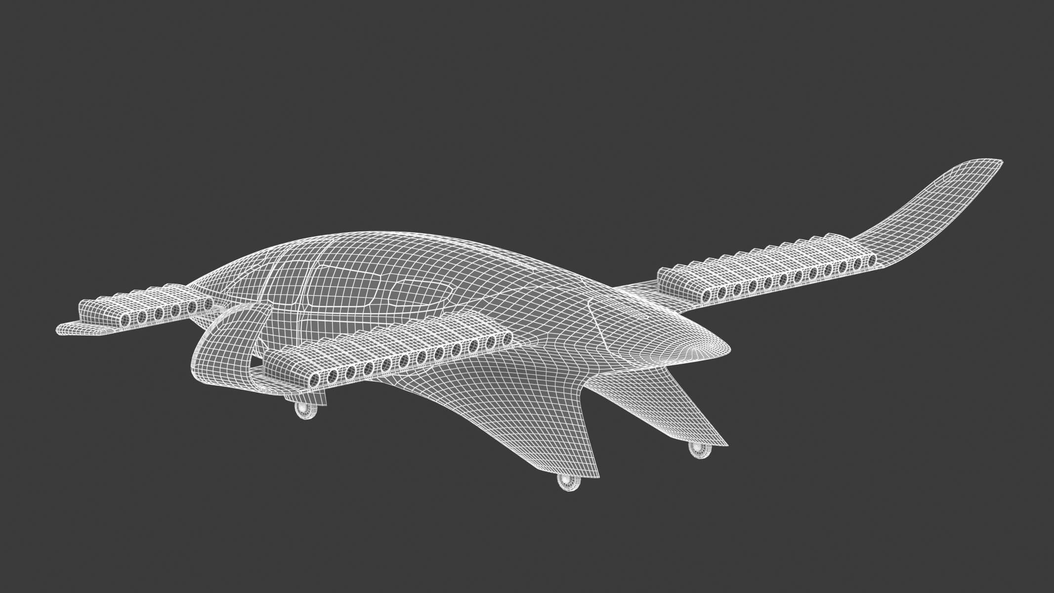 Lilium Jet Flying Taxi - 3D Model by frezzy