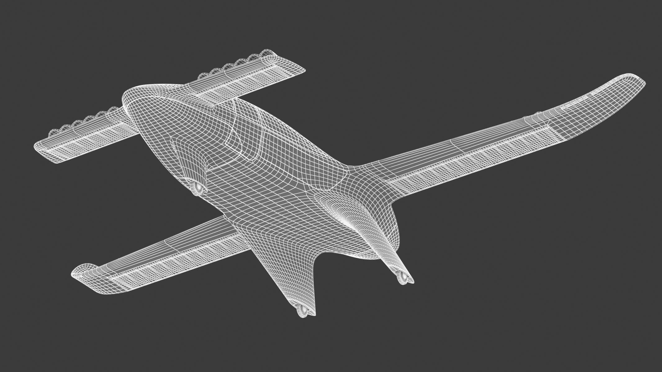 Lilium Jet Flying Taxi - 3D Model by frezzy