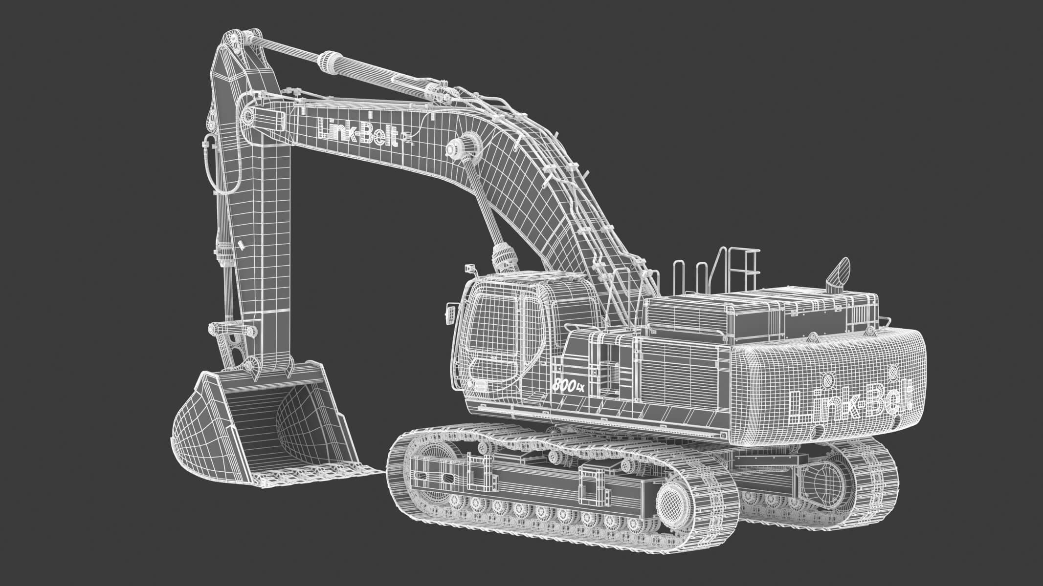 Link Belt 800Lx V3 - 3D Model by frezzy