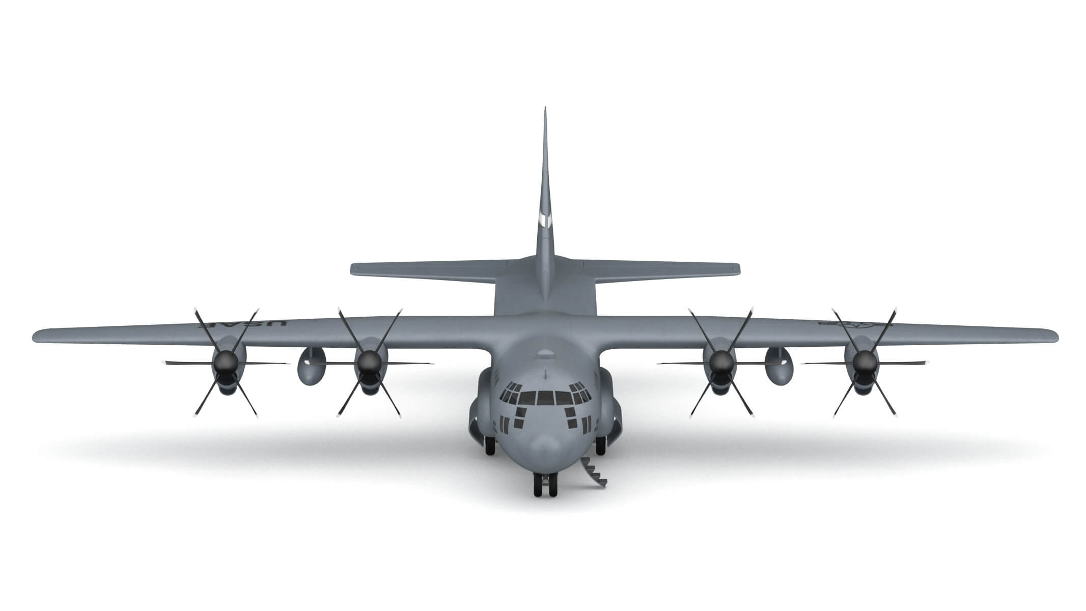 Lockheed C-130 Hercules 3D Model by frezzy