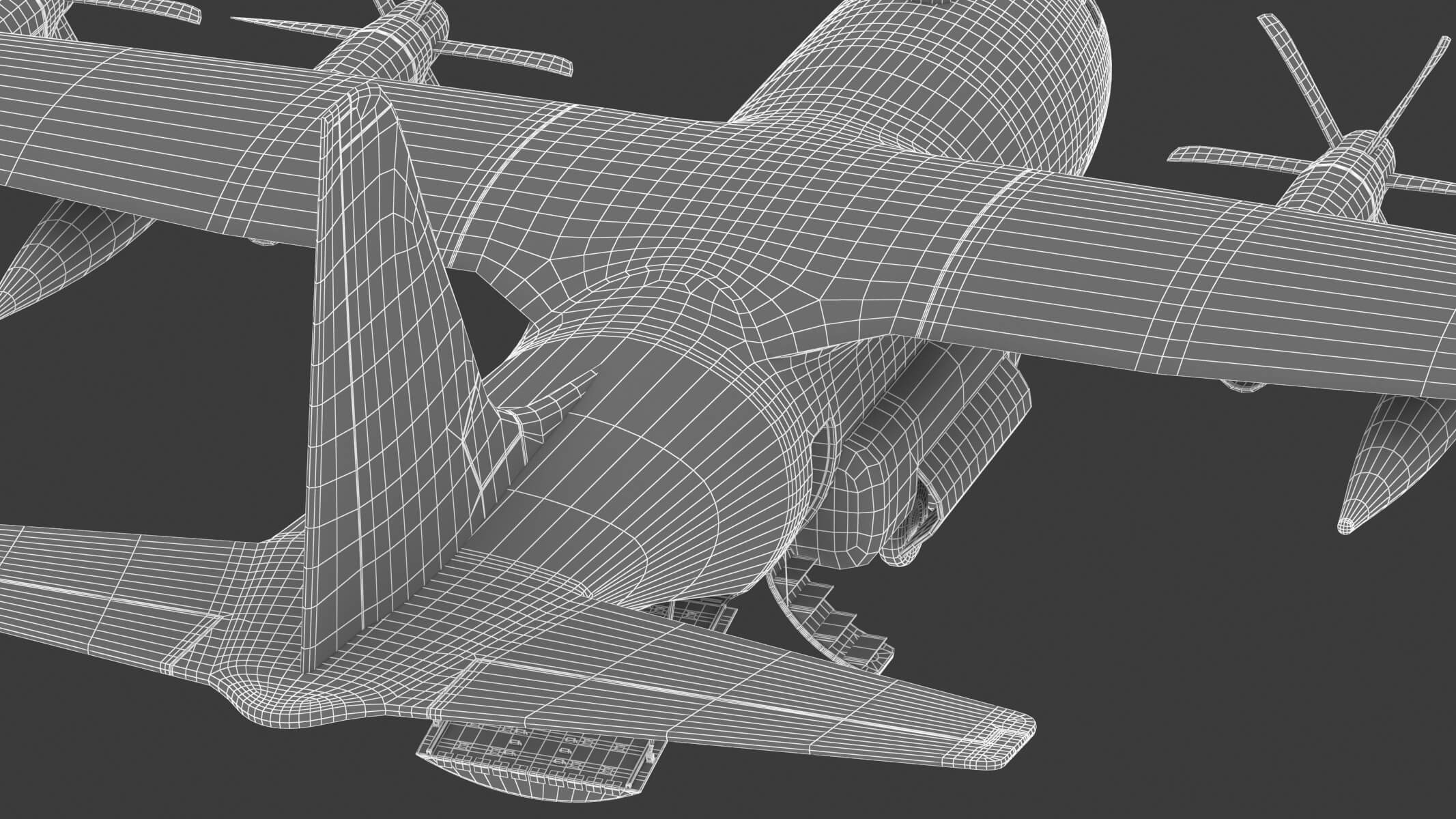 Lockheed C-130 Hercules 3D Model by frezzy