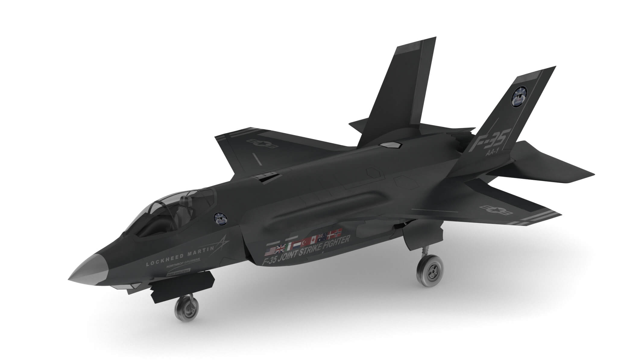 Lockheed Martin F-35 Lightning II 3D Model by frezzy