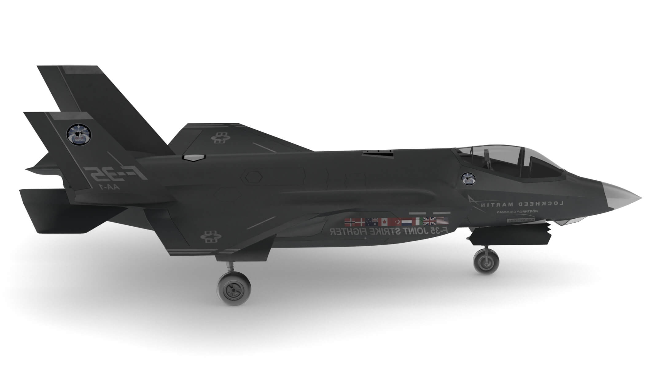 Lockheed Martin F-35 Lightning II 3D Model by frezzy