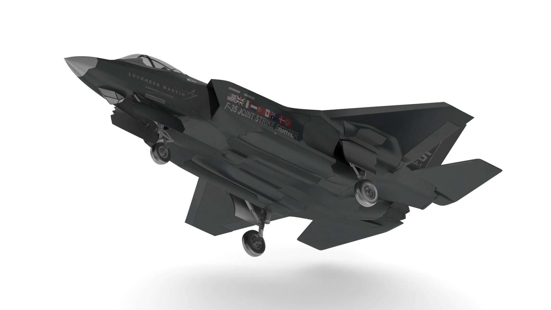 Lockheed Martin F-35 Lightning II 3D Model by frezzy