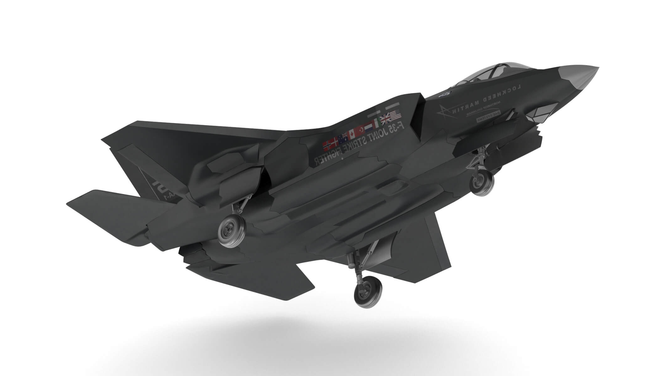 Lockheed Martin F-35 Lightning II 3D Model by frezzy