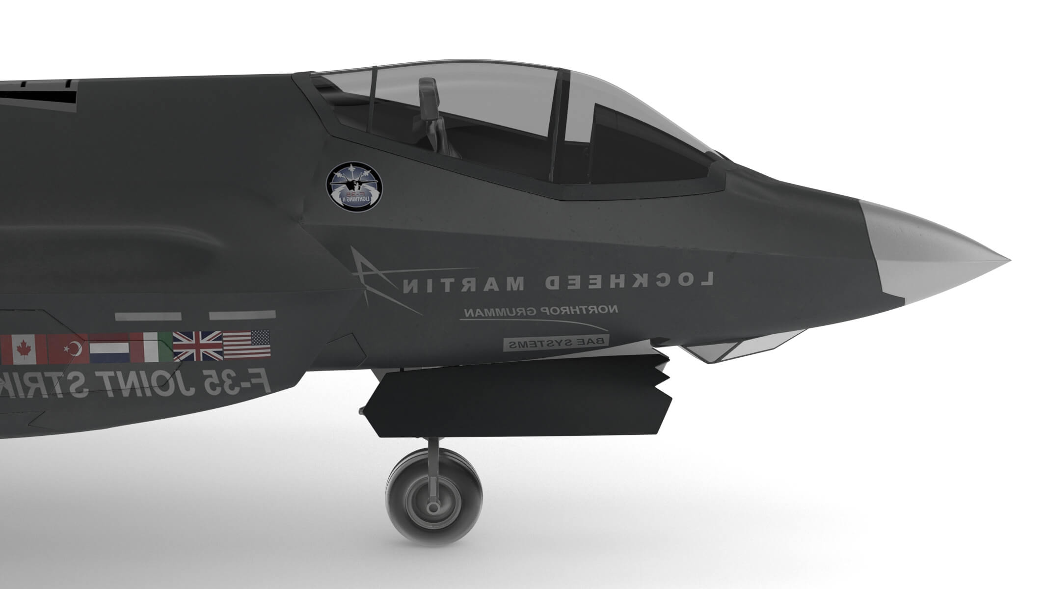 Lockheed Martin F-35 Lightning II 3D Model by frezzy