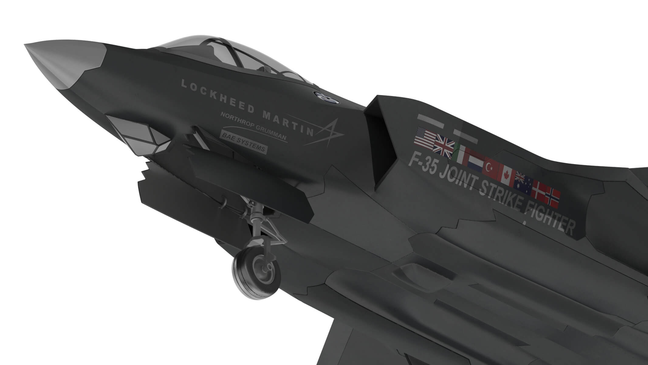 Lockheed Martin F-35 Lightning II 3D Model by frezzy