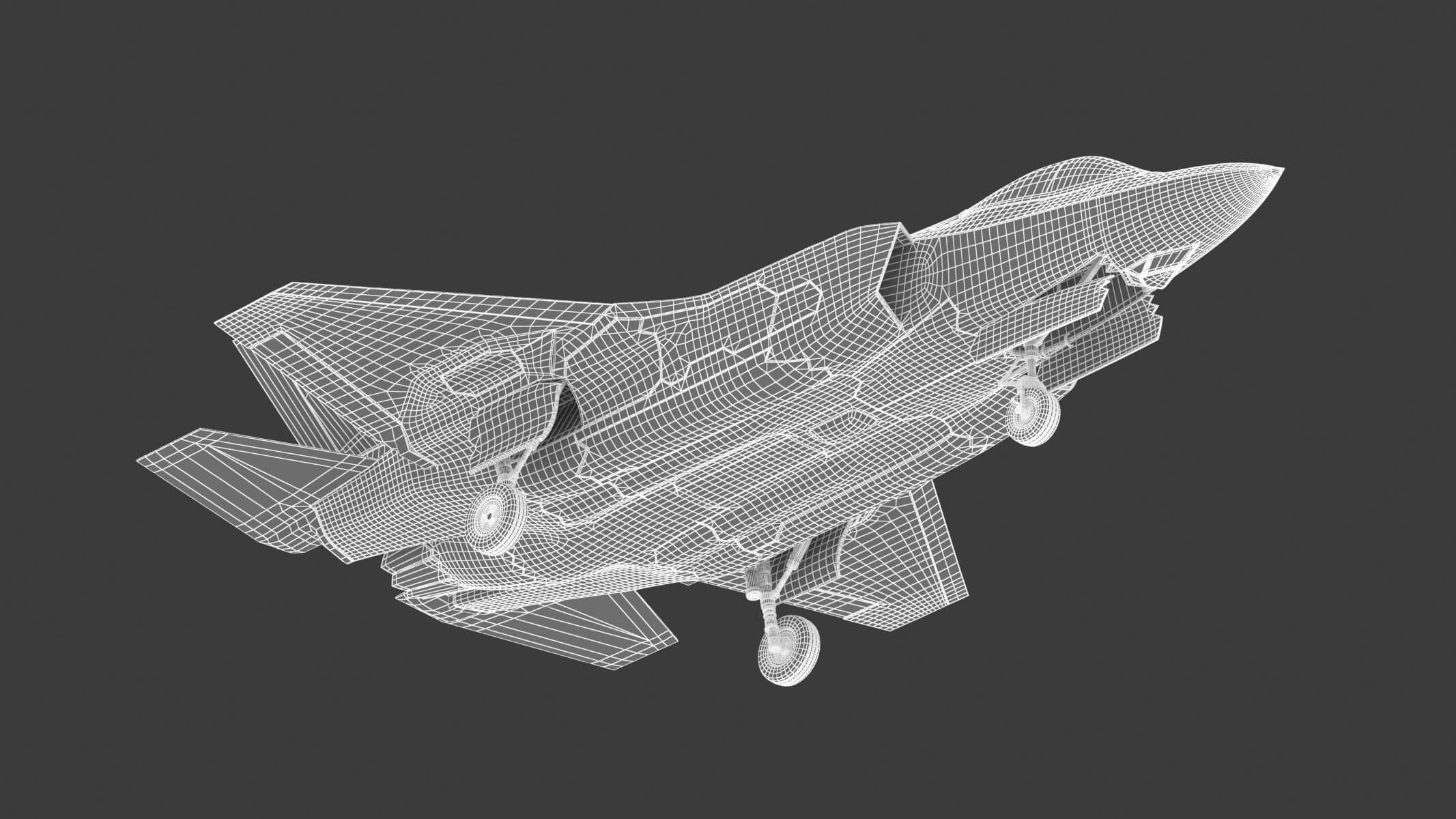 Lockheed Martin F-35 Lightning II 3D Model by frezzy