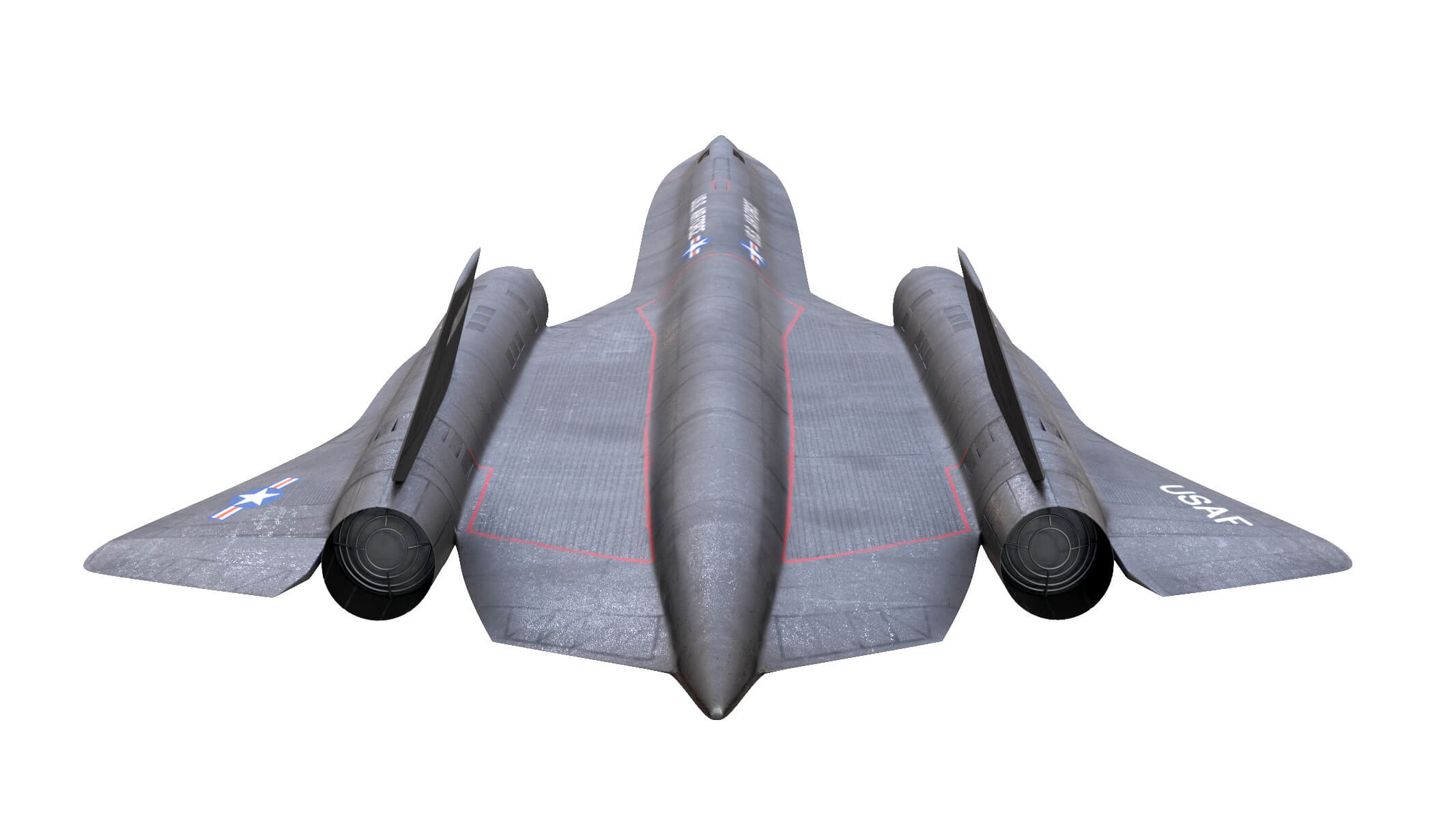Lockheed SR-71 Blackbird 3D Model by frezzy