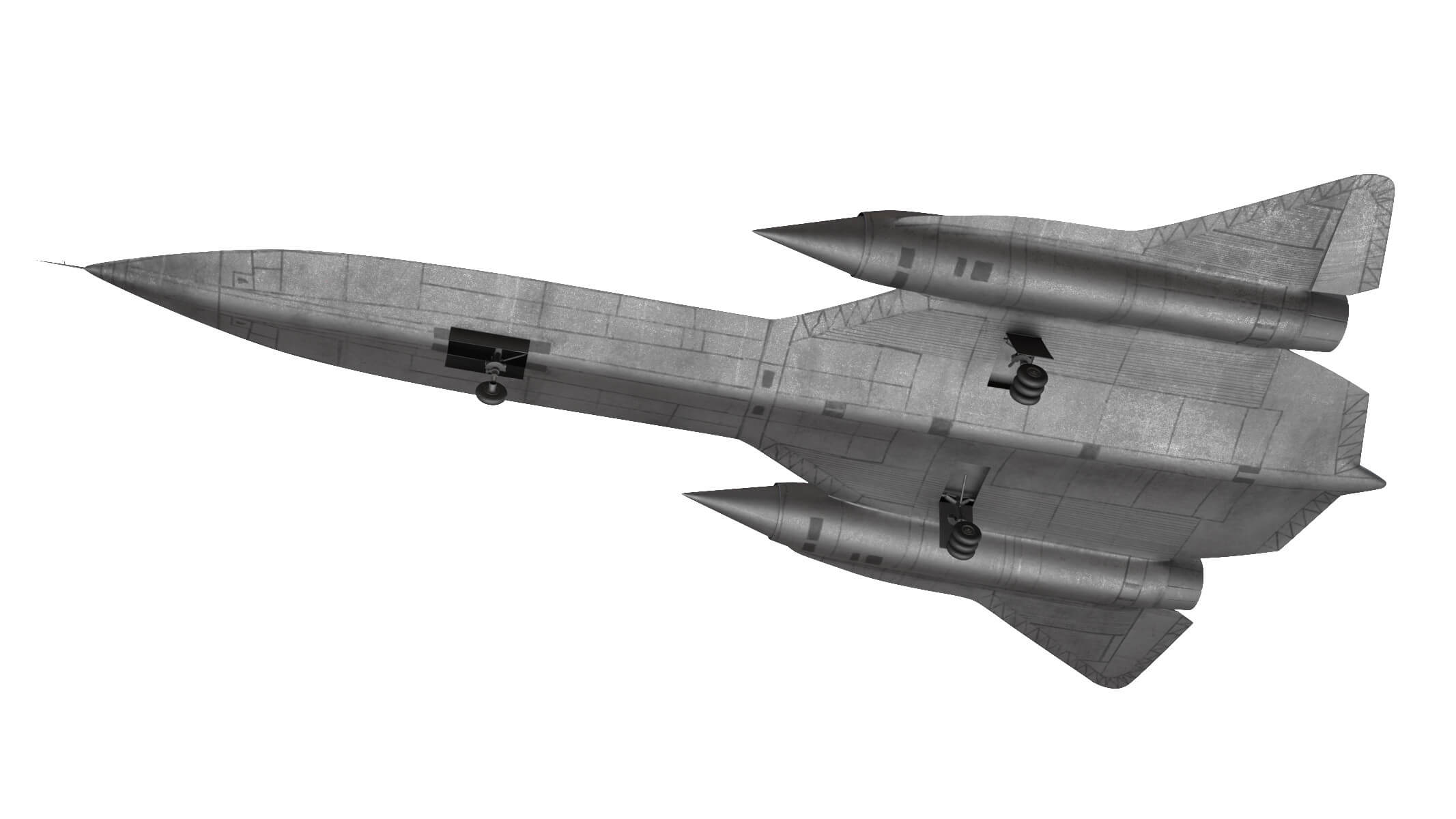 Lockheed SR-71 Blackbird 3D Model by frezzy