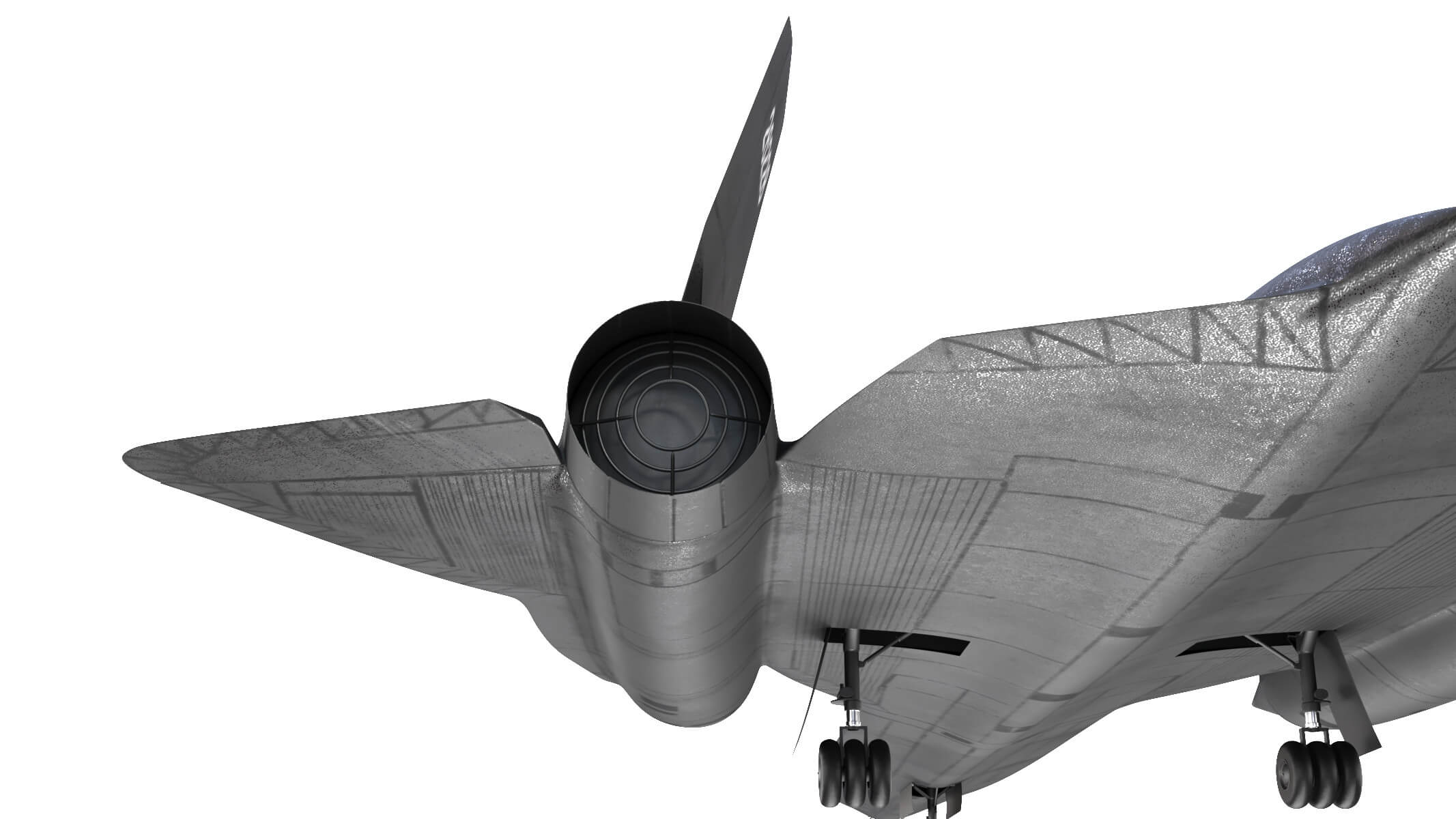 Lockheed SR-71 Blackbird 3D Model by frezzy
