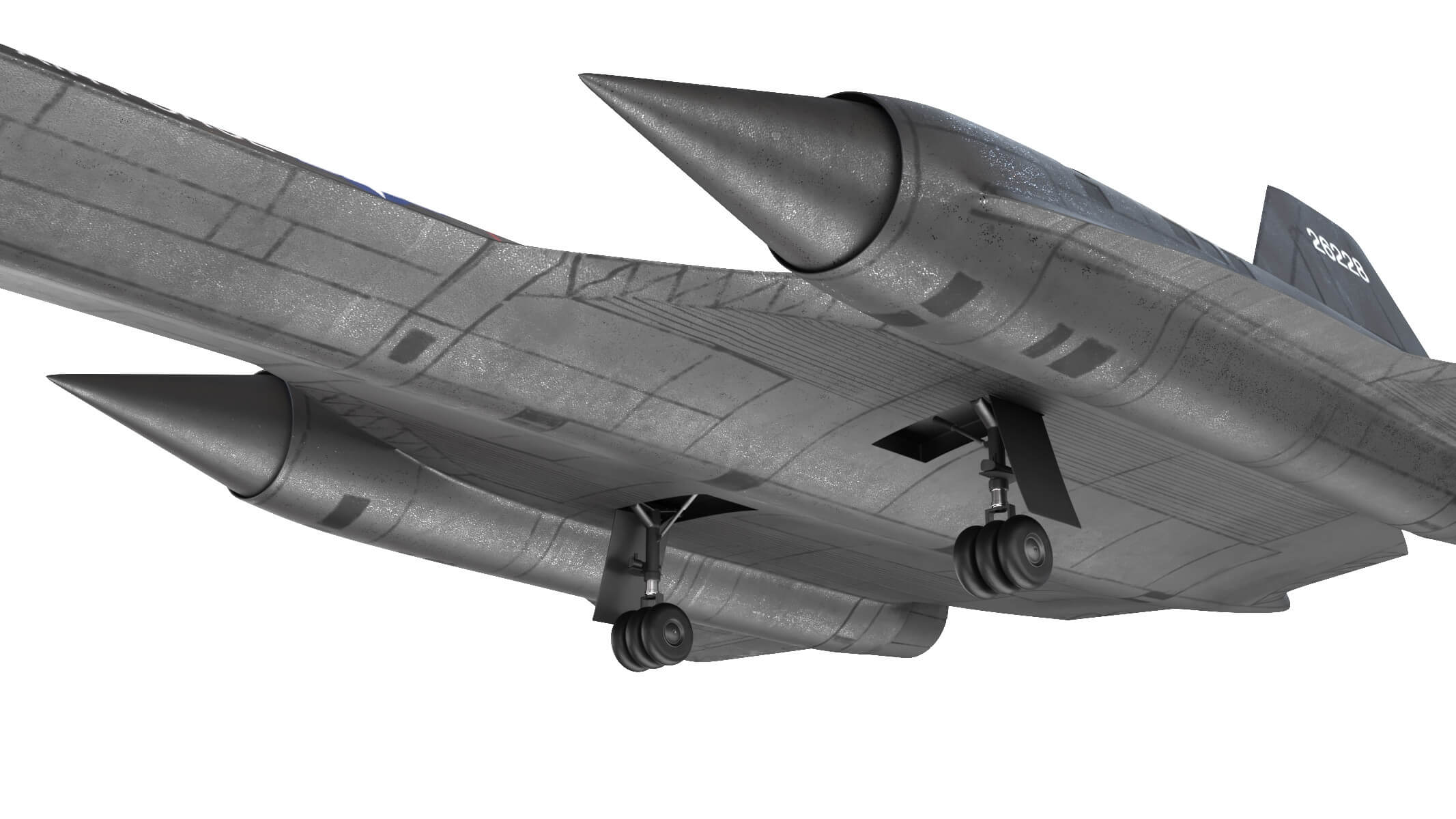 Lockheed SR-71 Blackbird 3D Model by frezzy