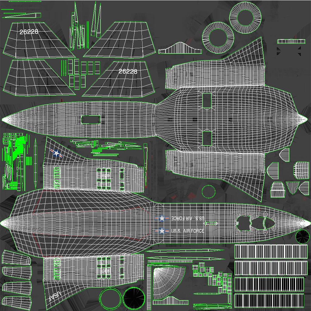 Lockheed SR-71 Blackbird 3D Model by frezzy