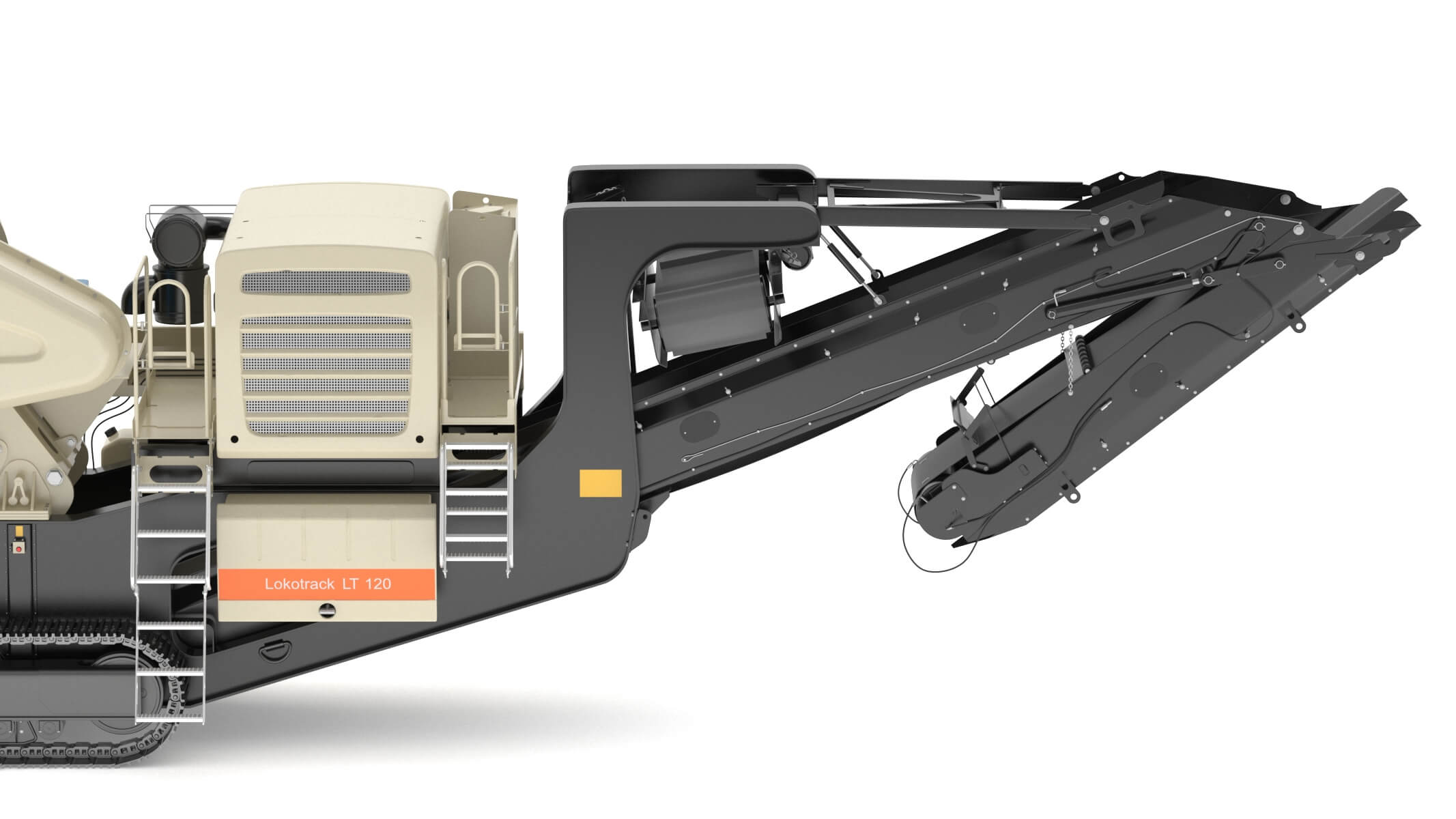 Lokotrack LT120 Mobile Jaw Crusher - 3D Model by frezzy