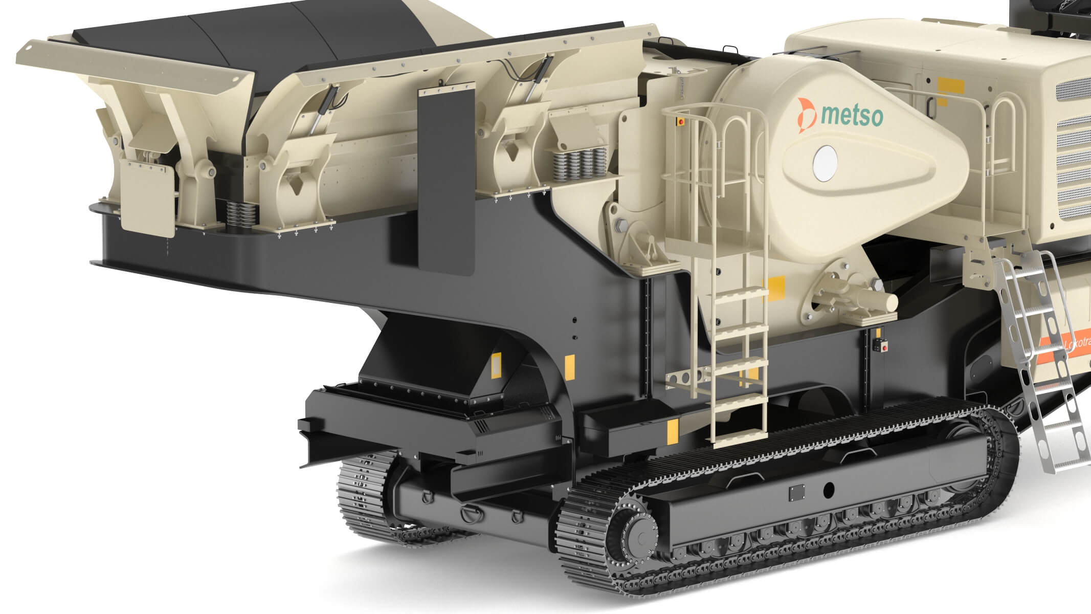 Lokotrack LT120 Mobile Jaw Crusher - 3D Model by frezzy