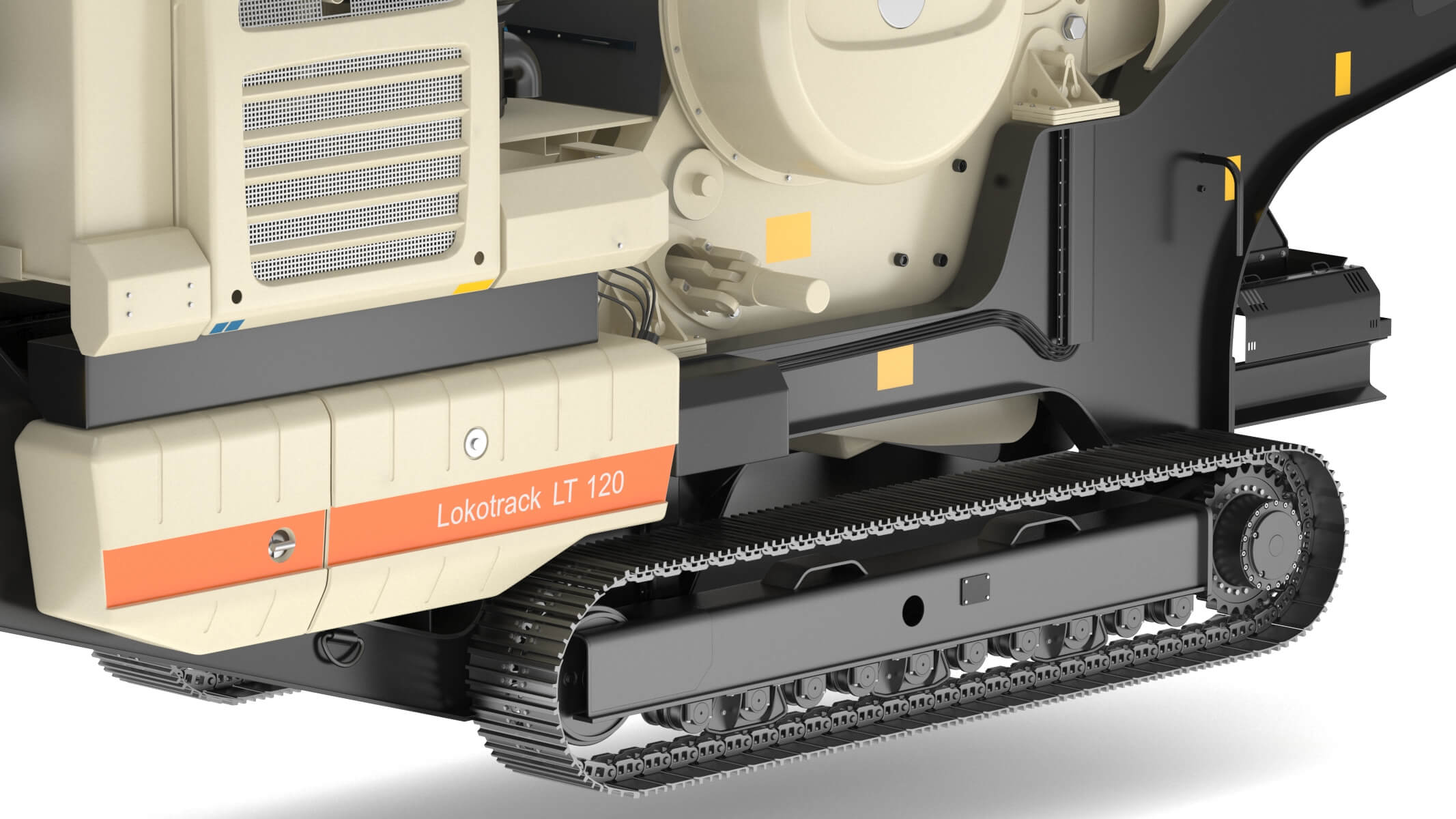 Lokotrack LT120 Mobile Jaw Crusher - 3D Model by frezzy