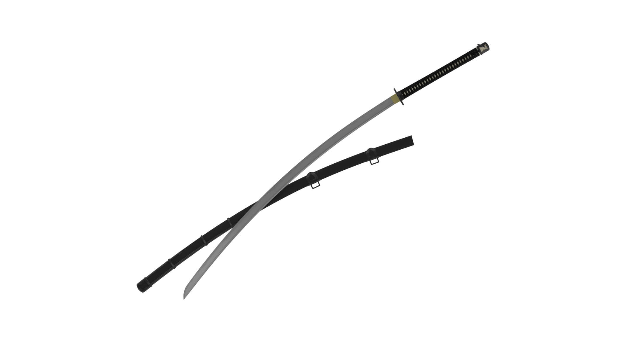 Long Odachi Sword - 3D Model by frezzy