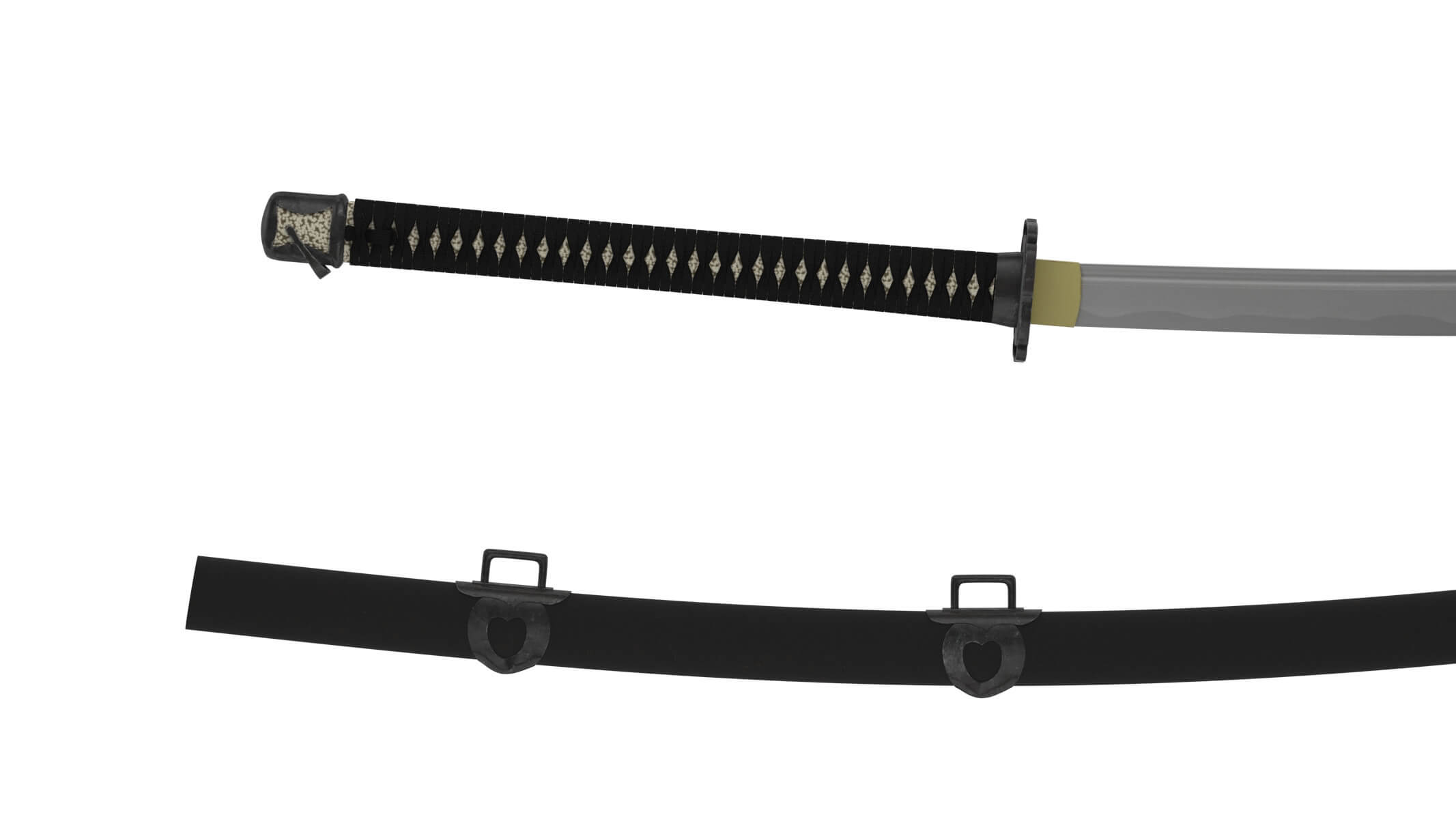 Long Odachi Sword - 3D Model by frezzy