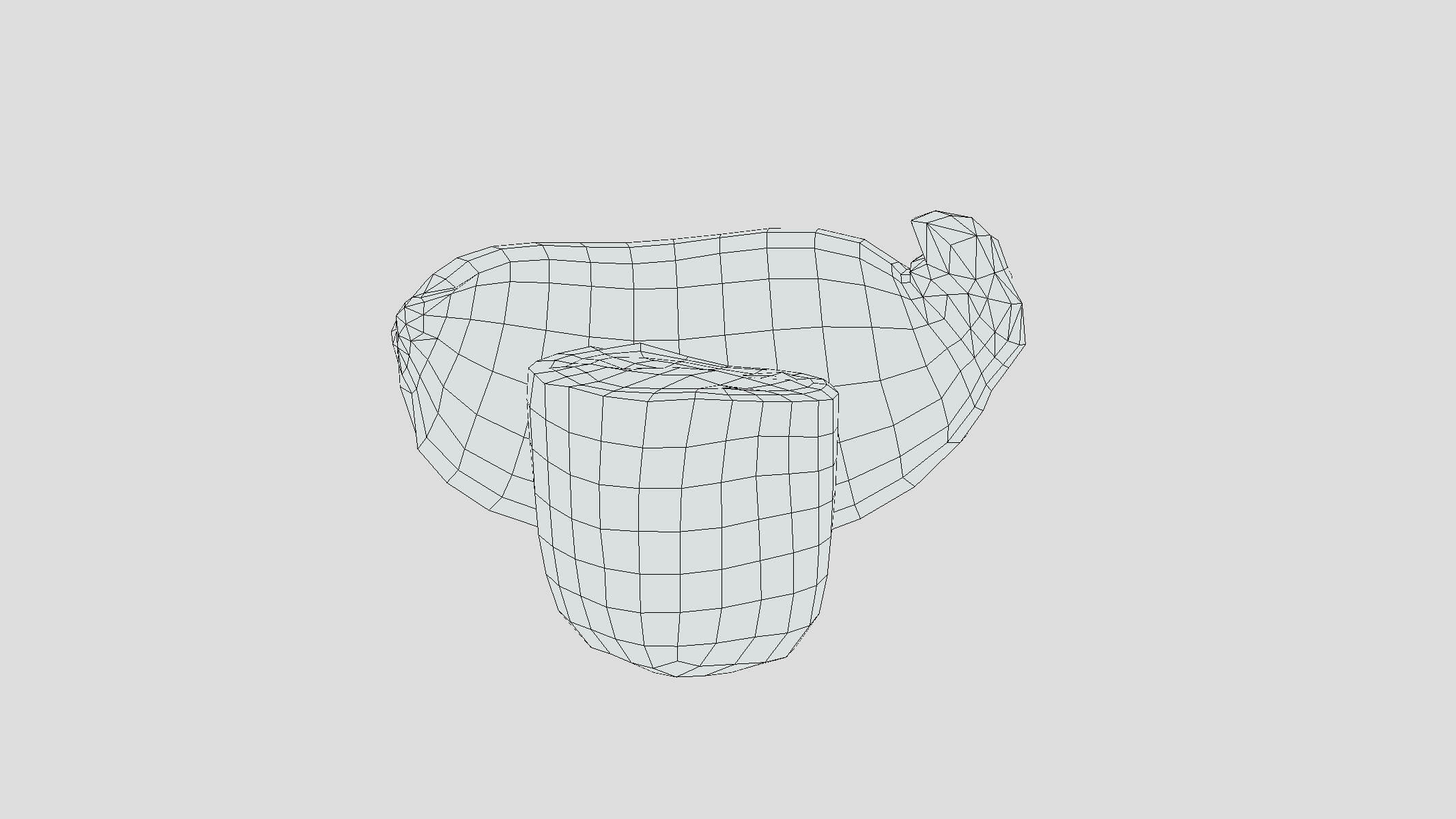 Lotus Root Low Poly - 3D Model by frezzy