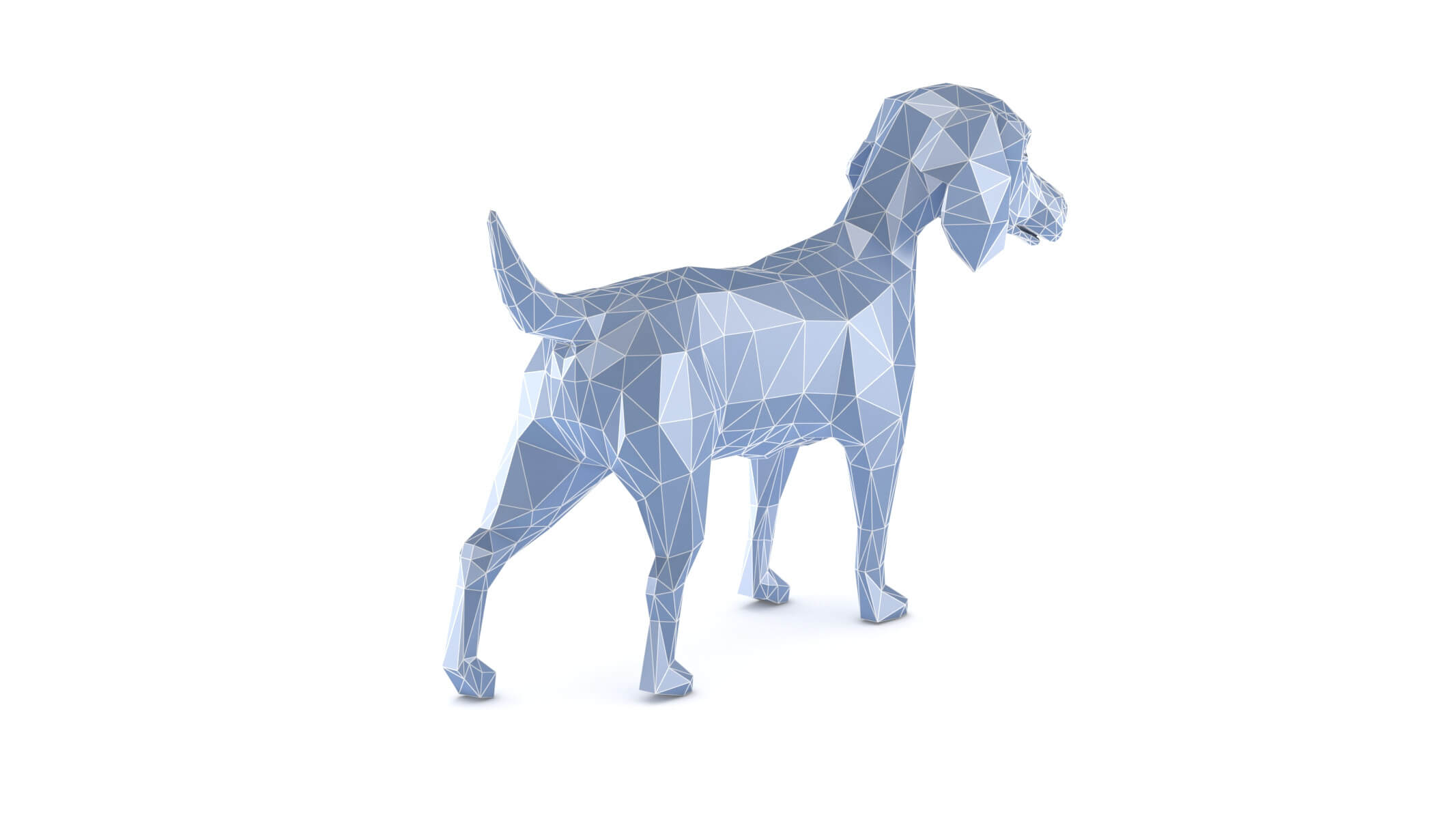 Low Poly Beagle Dog - 3D Model by frezzy