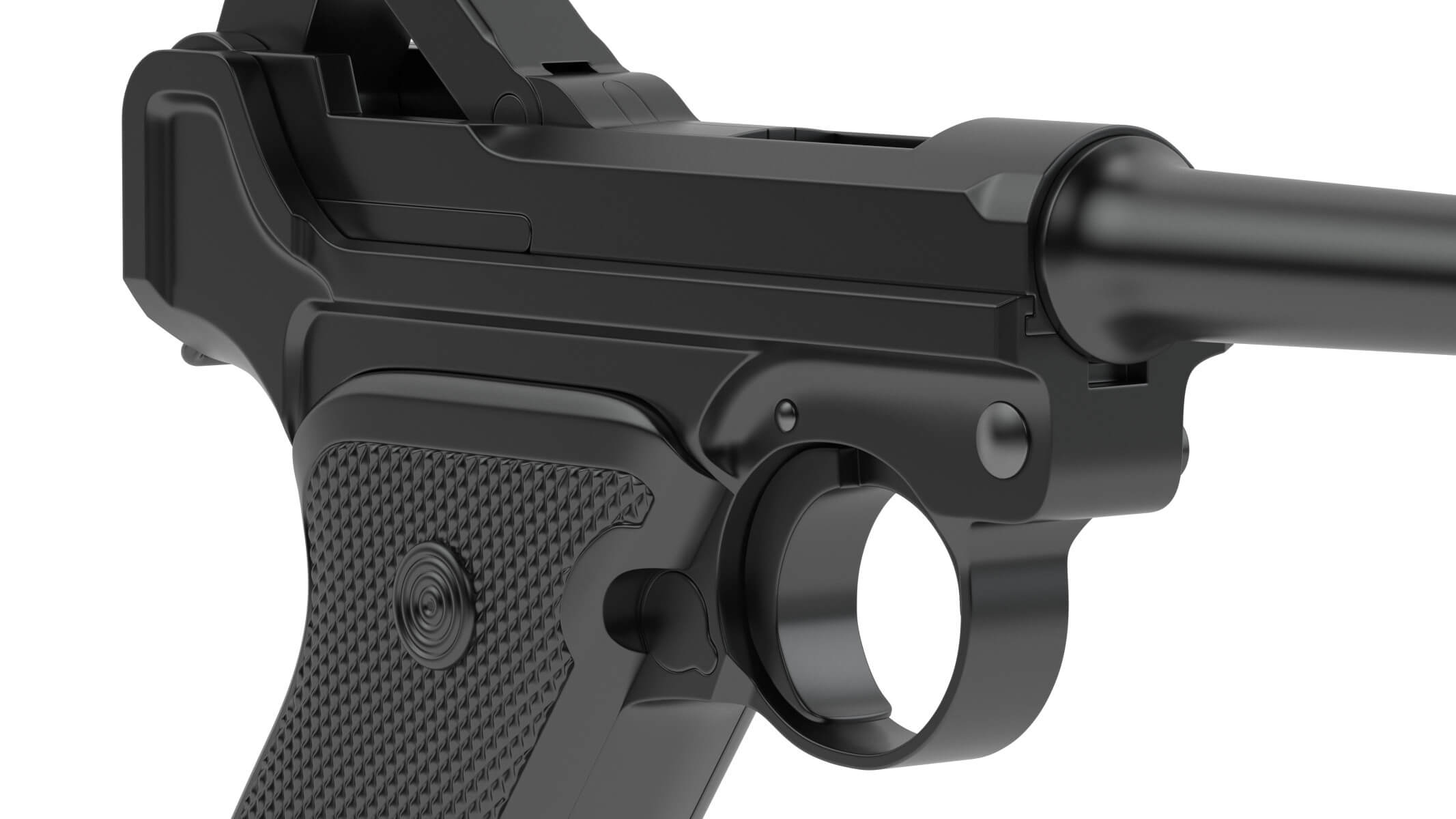 Luger Pistol - 3D Model by frezzy