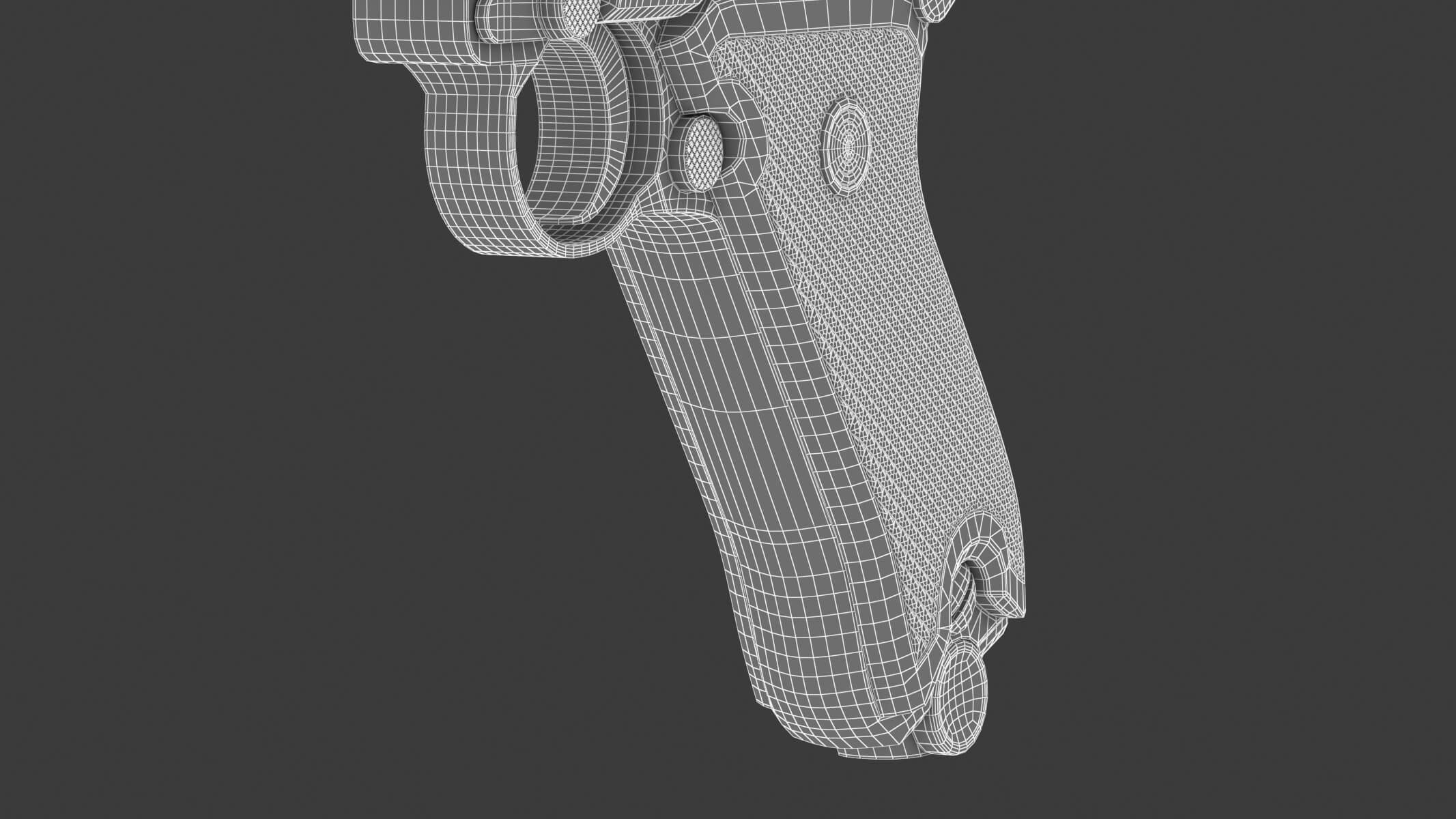 Luger Pistol - 3D Model by frezzy