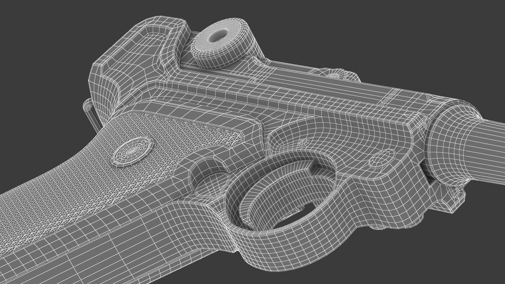 Luger Pistol - 3D Model by frezzy