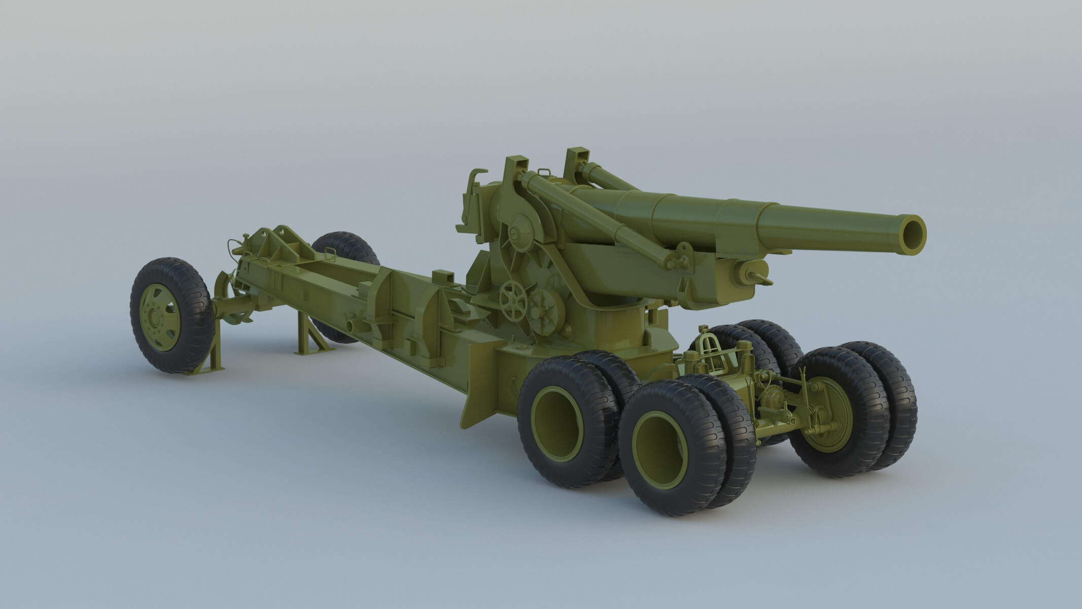 M115 Howitzer - 3D Model by frezzy